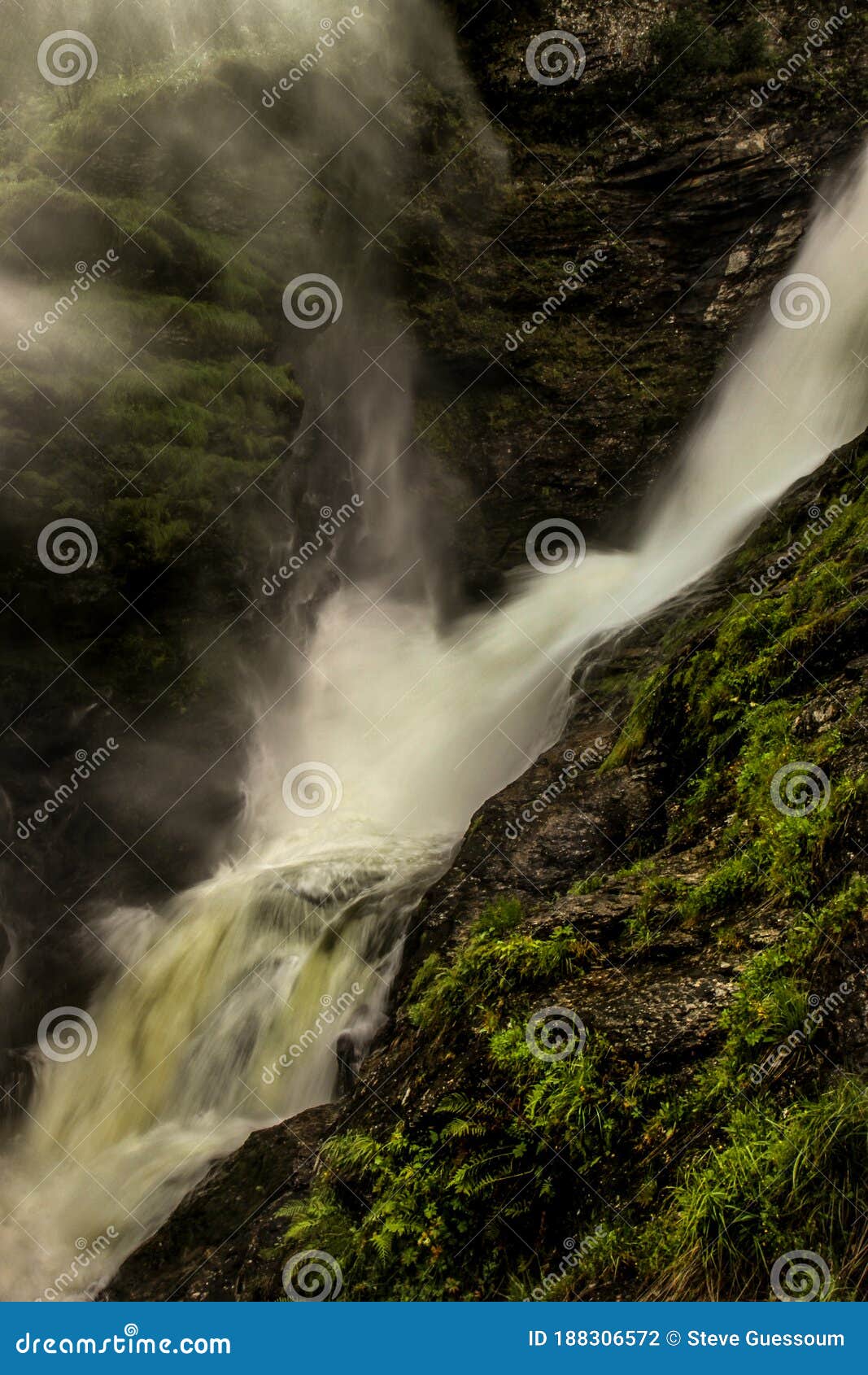 Slow Shutter Waterfalls of Norway Stock Photo - Image of slow ...