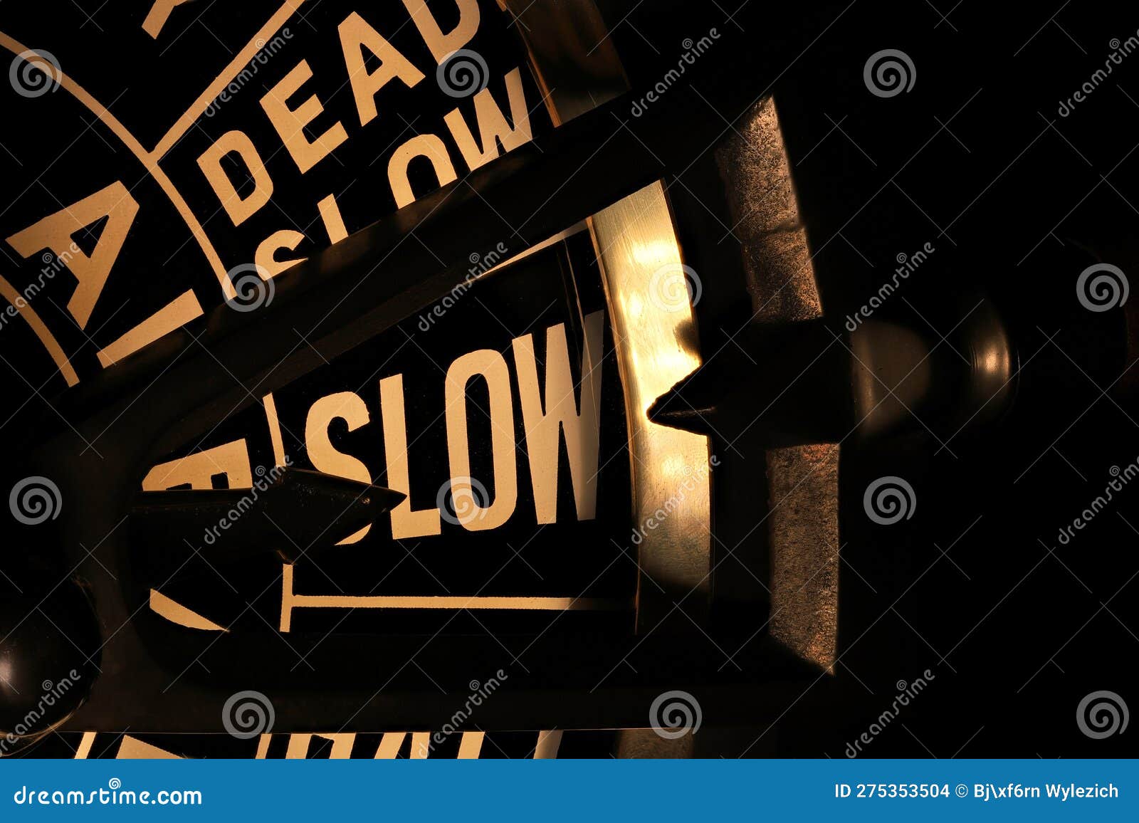 Slow speed ahead stock photo. Image of engine, vintage - 275353504