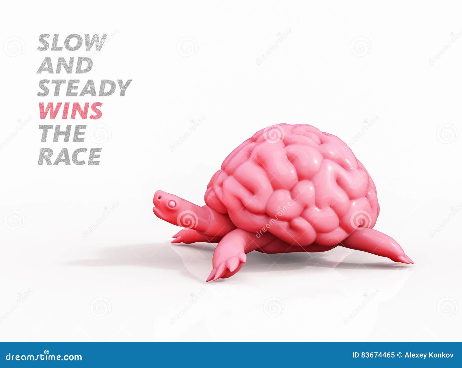 Slow Brain - Human Head With Non Functional Cog Wheels, Stock Image ...