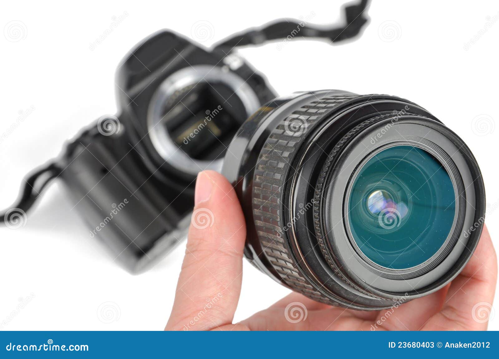 Slr camera lens stock image. Image of aperture, camera - 23680403