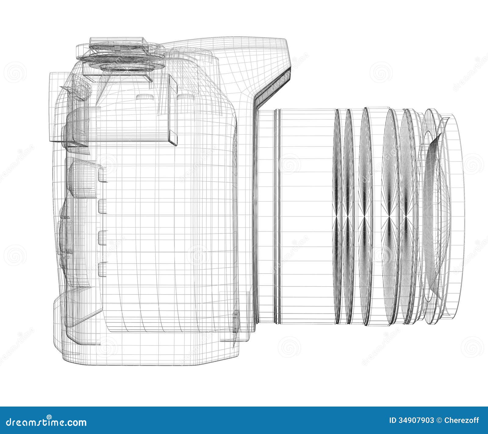 Camera Wire Frame Stock Illustrations – 1,071 Camera Wire Frame Stock ...