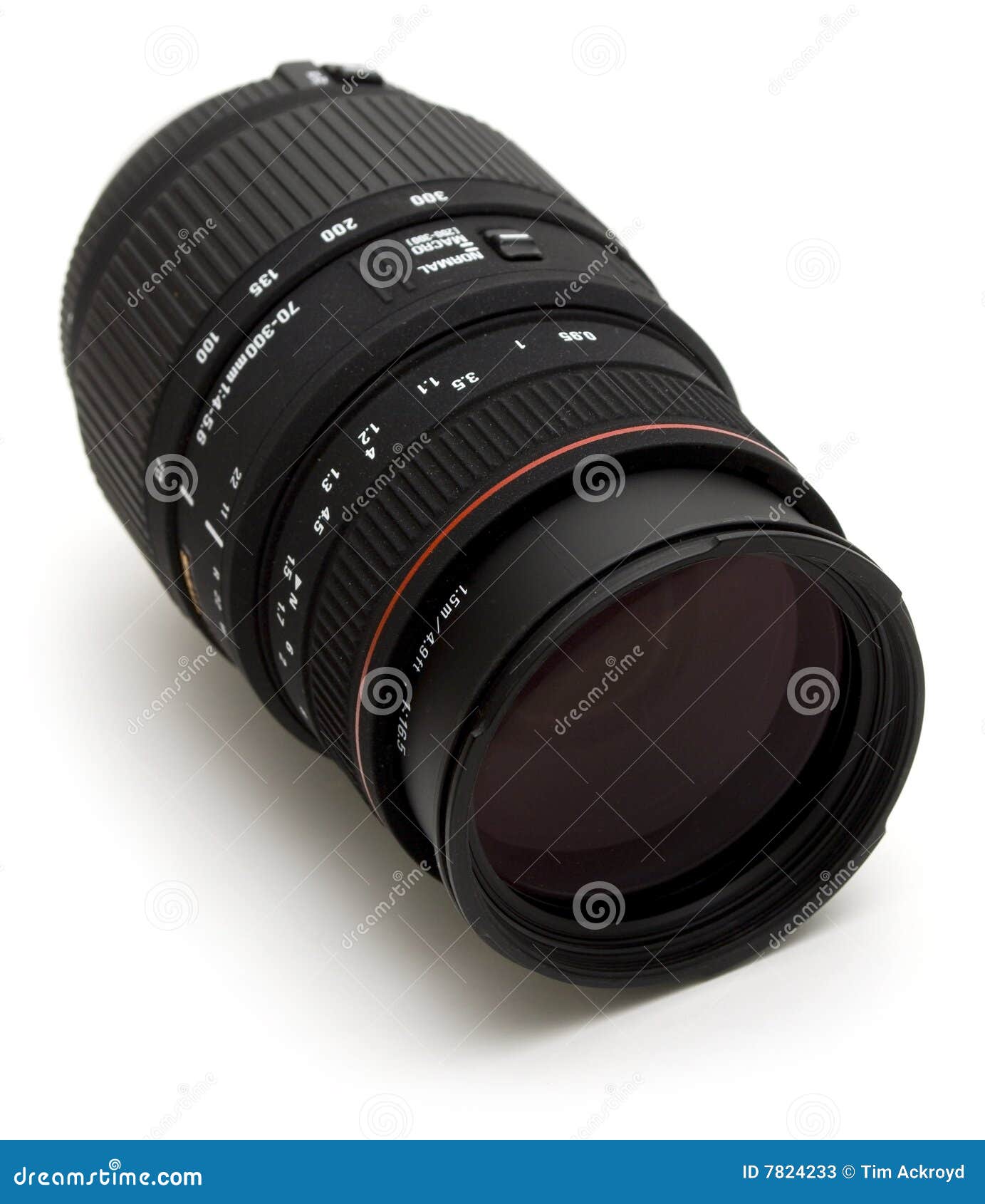SLR zoom lens stock image. Image of optical, aperture - 7824233