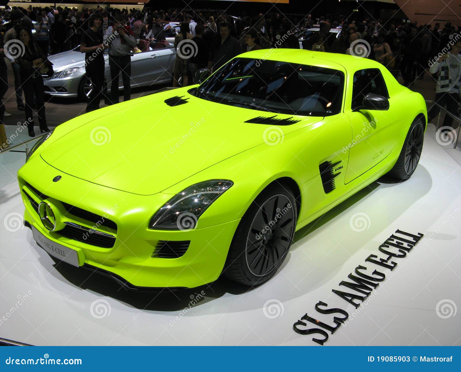 Mercedes SLS E-Cell editorial stock photo. Image of tech - 19085903
