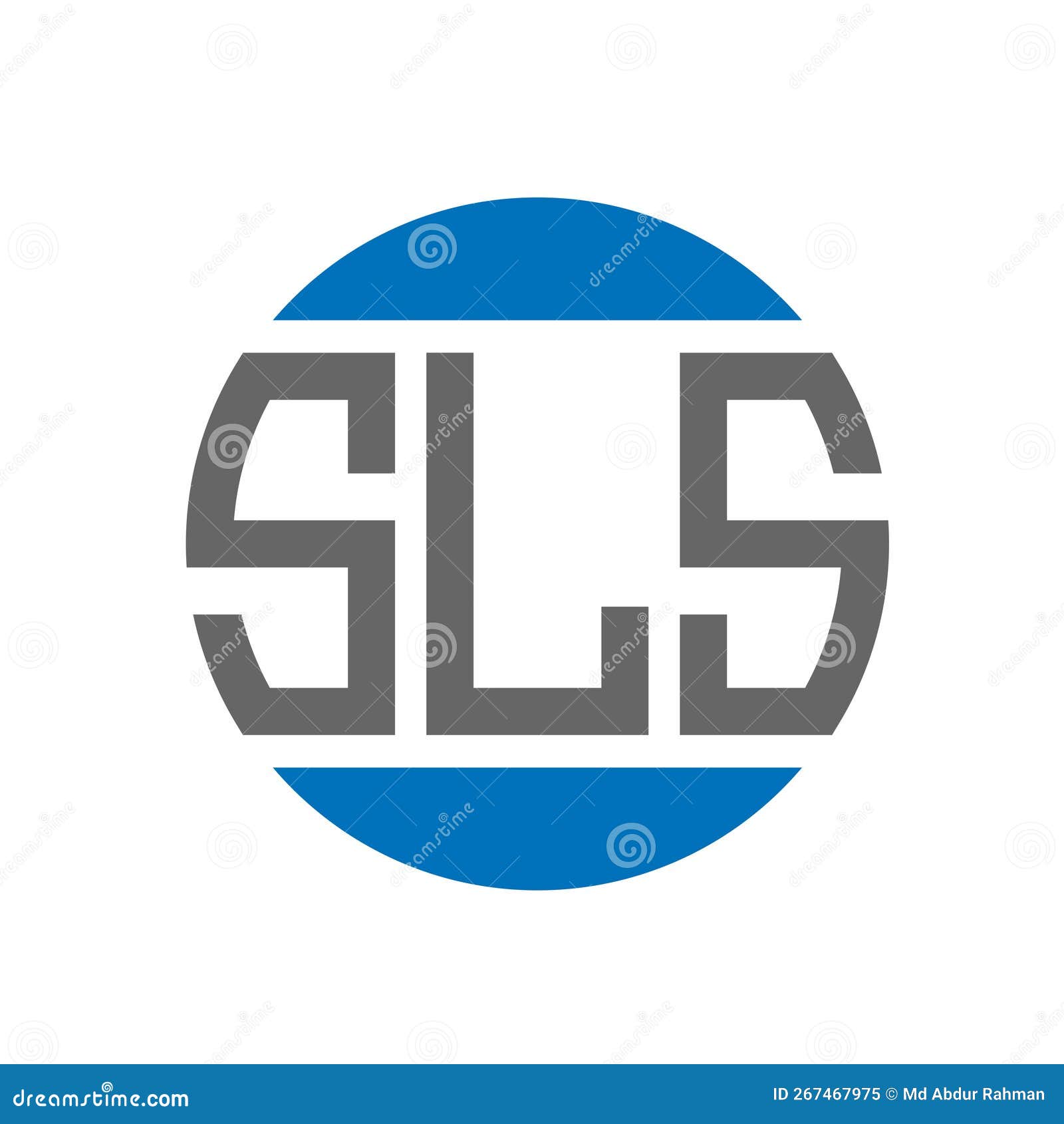 SLS Letter Logo Design on White Background. SLS Creative Initials ...