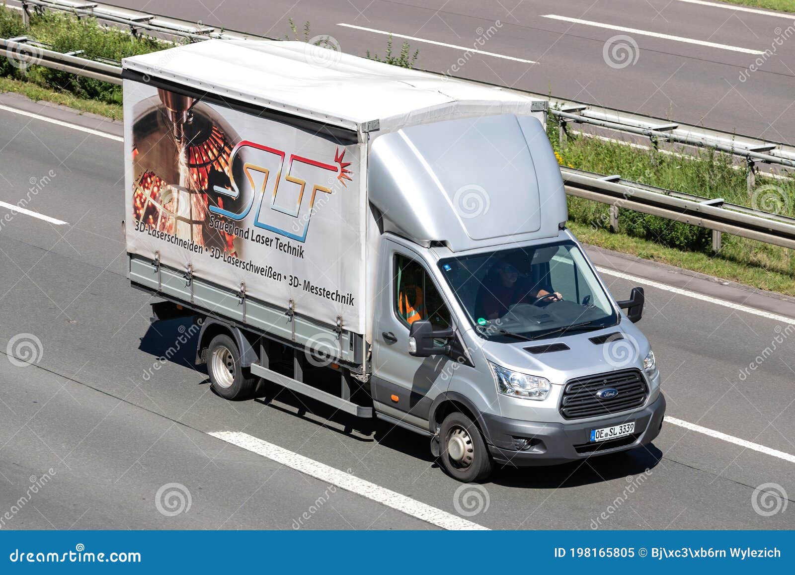 SLT Ford Transit editorial image. Image of delivery - 198165805