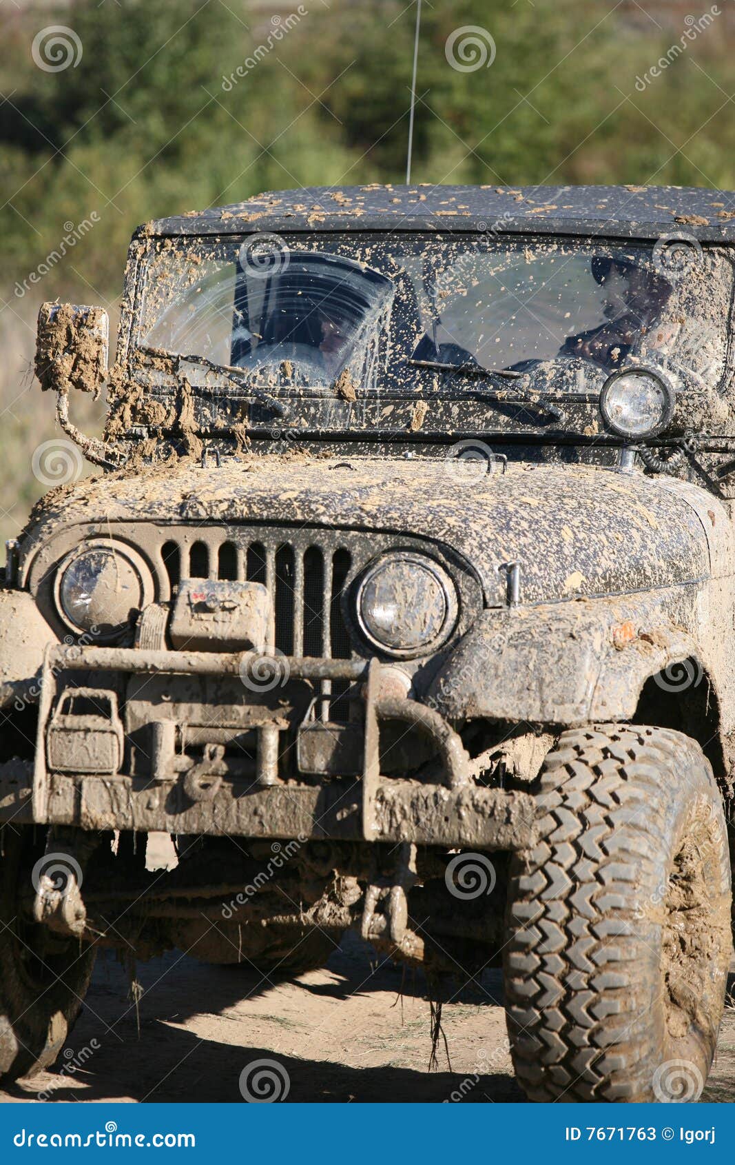 Sludged car stock image. Image of outdoor, rally, sludge - 7671763