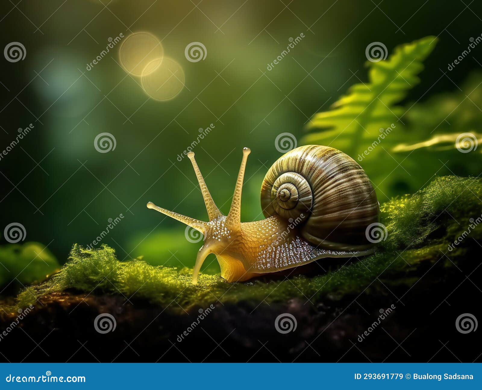 Ai Generated Illustration Wildlife Concept of Slug Stock Illustration ...