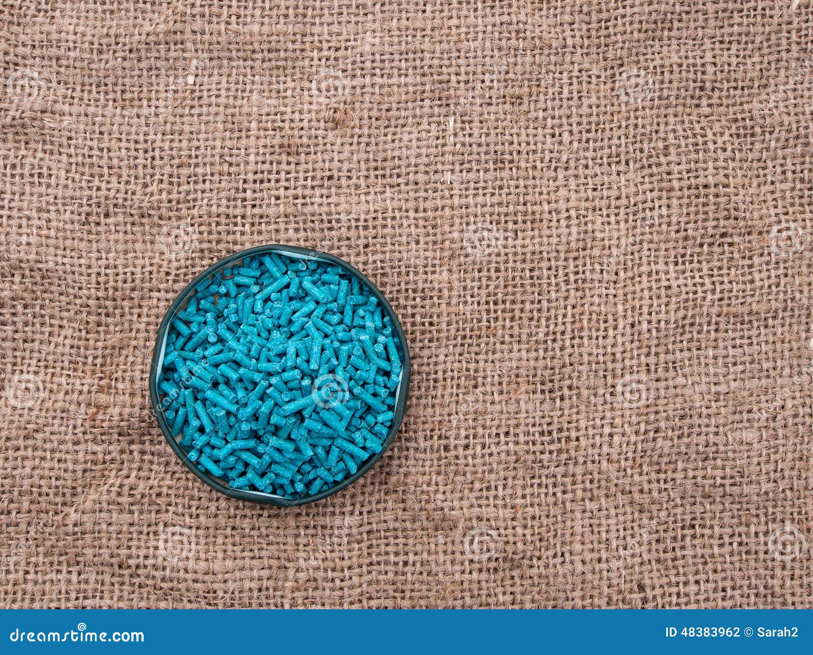 Slug Pellets on Rustic Rumpled Hessian Stock Photo - Image of garden ...