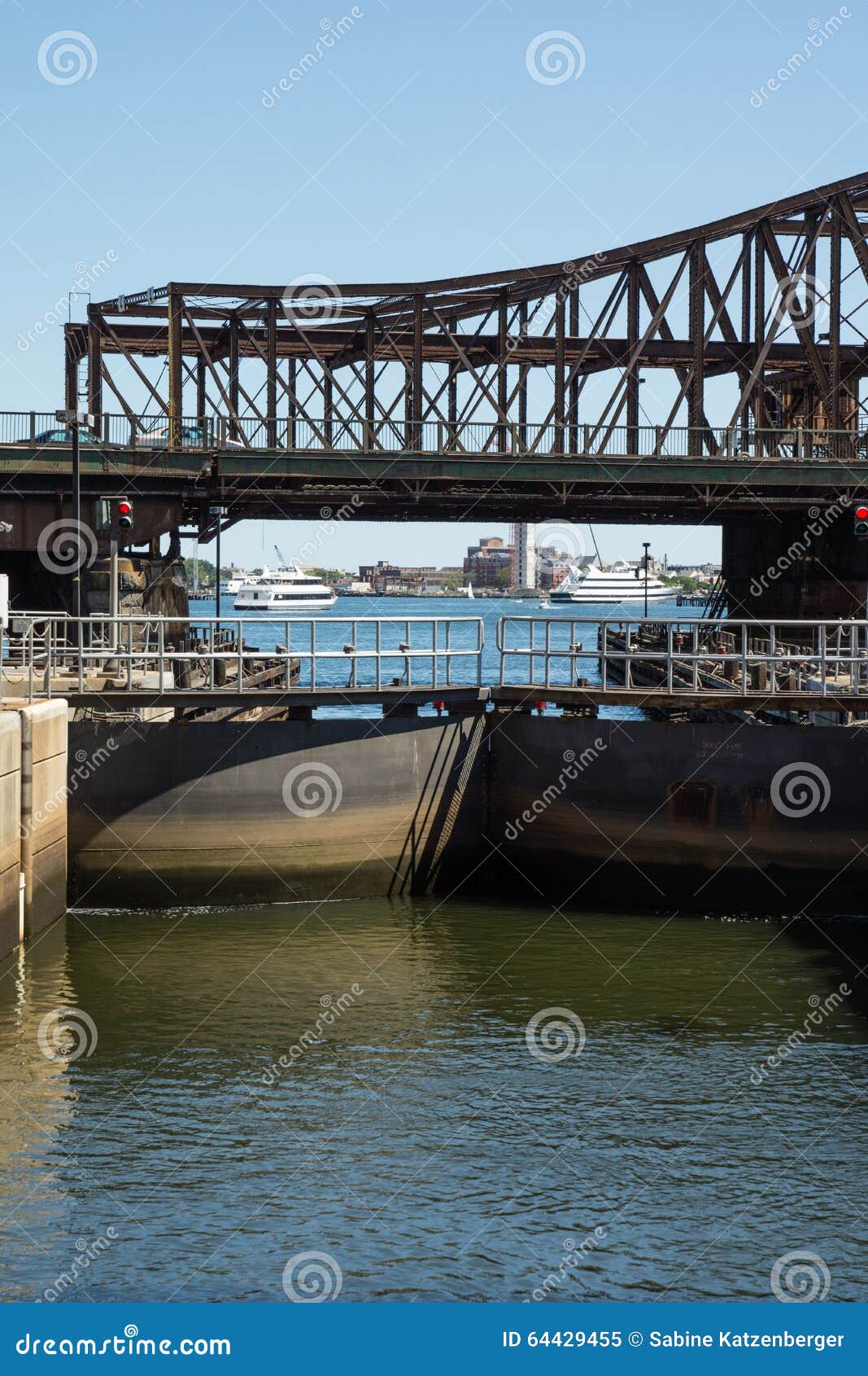 Sluice in Boston stock image. Image of boston, suspension - 64429455