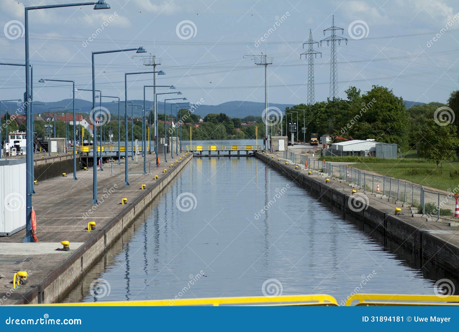 Sluice Channel with Driveway Stock Image - Image of sluice, driveway ...