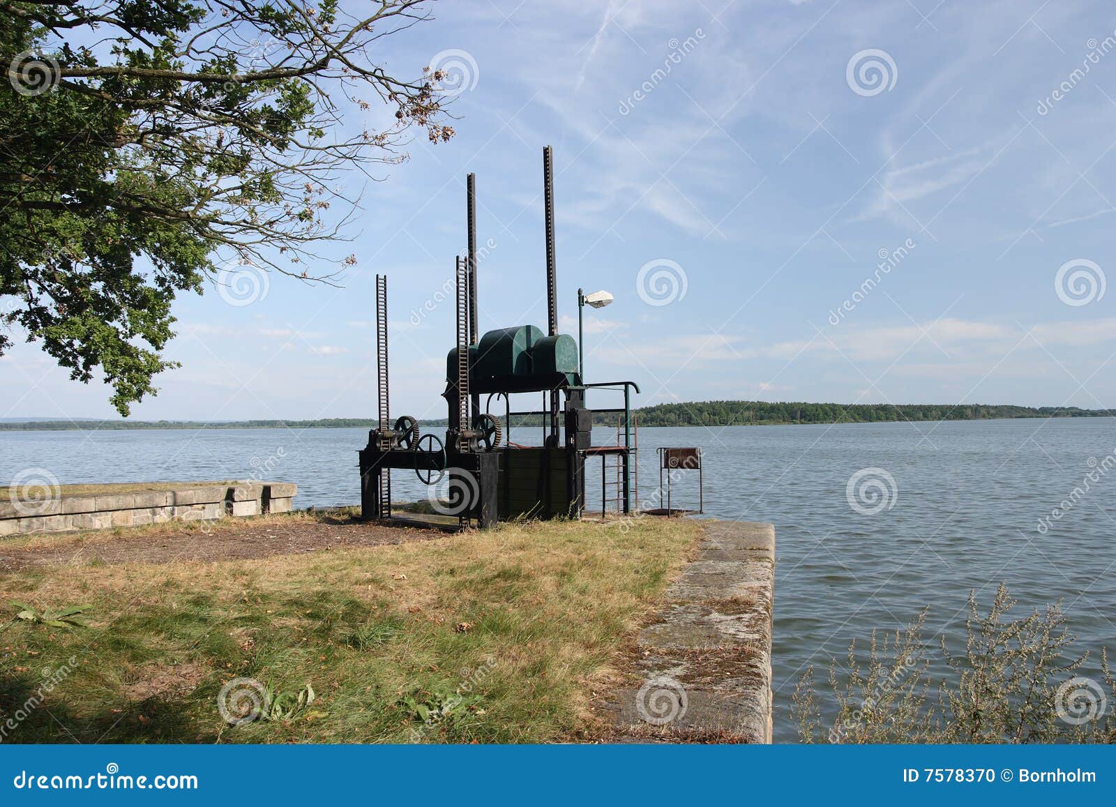 Sluice Gate To Regulate Irrigation Water Discharge Royalty-Free Stock ...