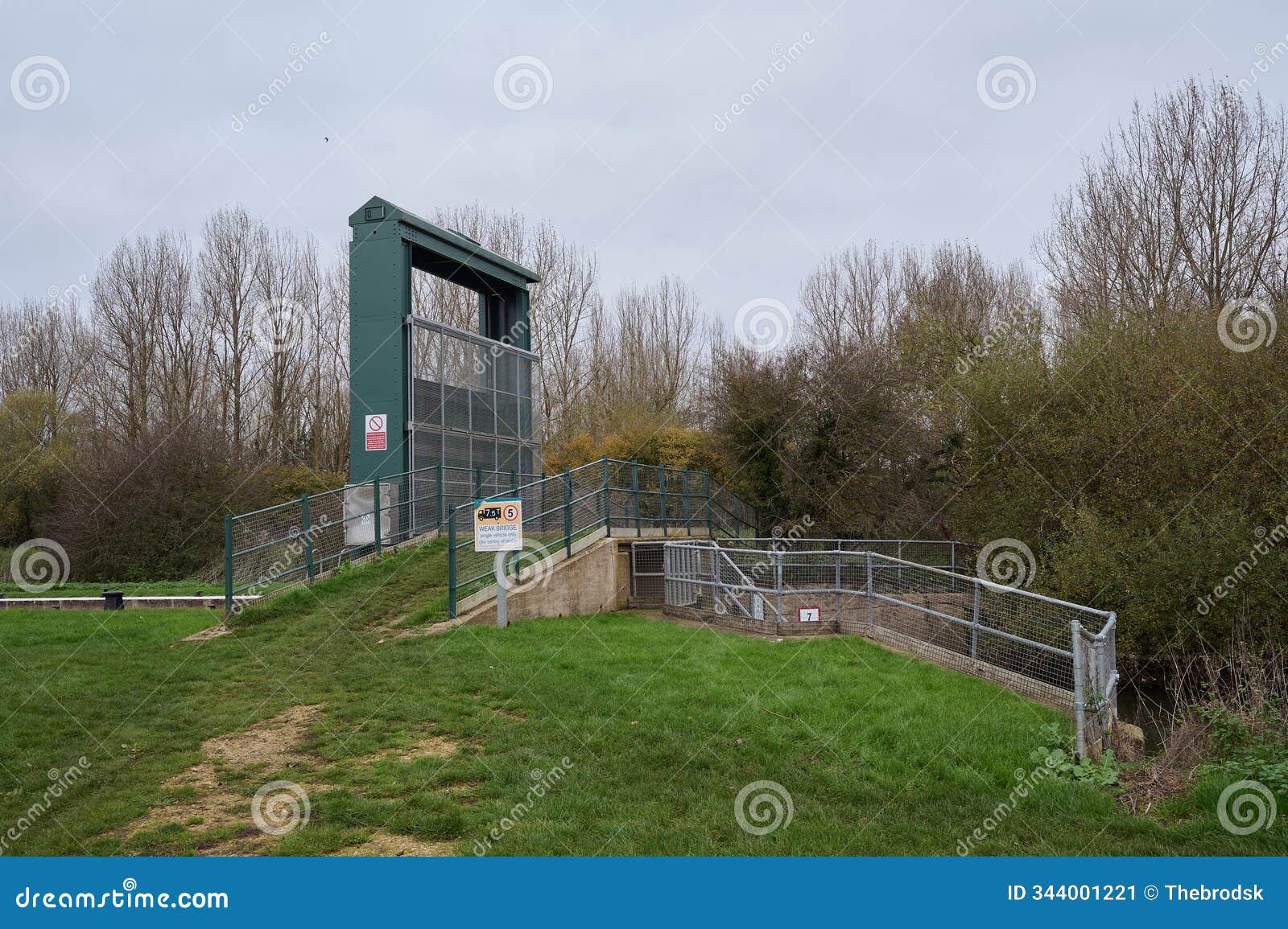 Sluice Gate To Regulate Irrigation Water Discharge Royalty-Free Stock ...