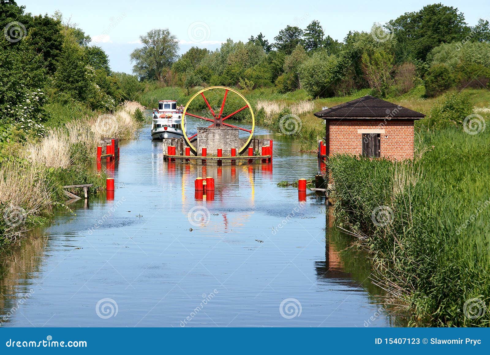 Sluice Water stock image. Image of travel, techniques - 15407123