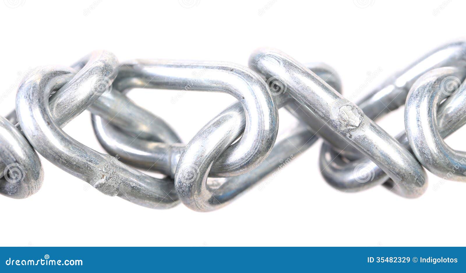 Sluit Van Verbindingen Omhoog Een Ketting. Stock Afbeelding - Image of ...