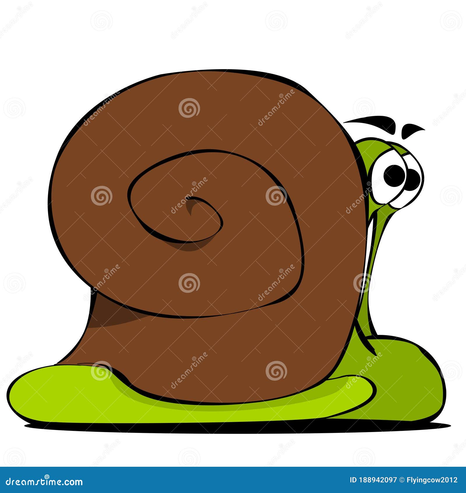 Sluk in comic stile stock illustration. Illustration of stile - 188942097