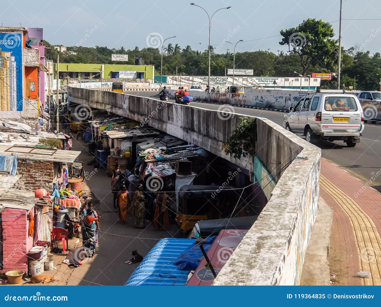 Slum Area in Chennai, India. Editorial Image - Image of chennai ...