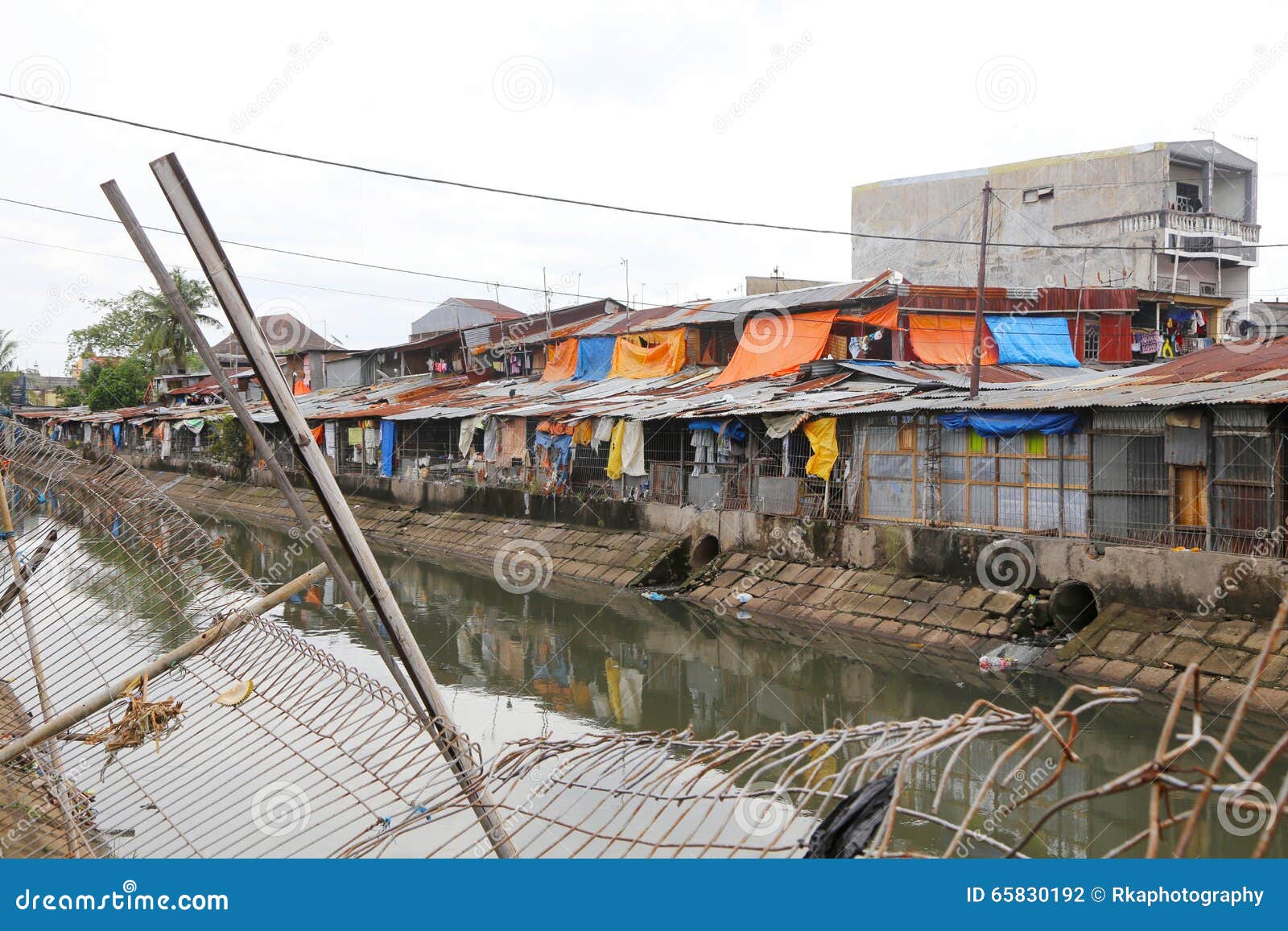 Slum area stock photo. Image of angle, village, building - 65830192