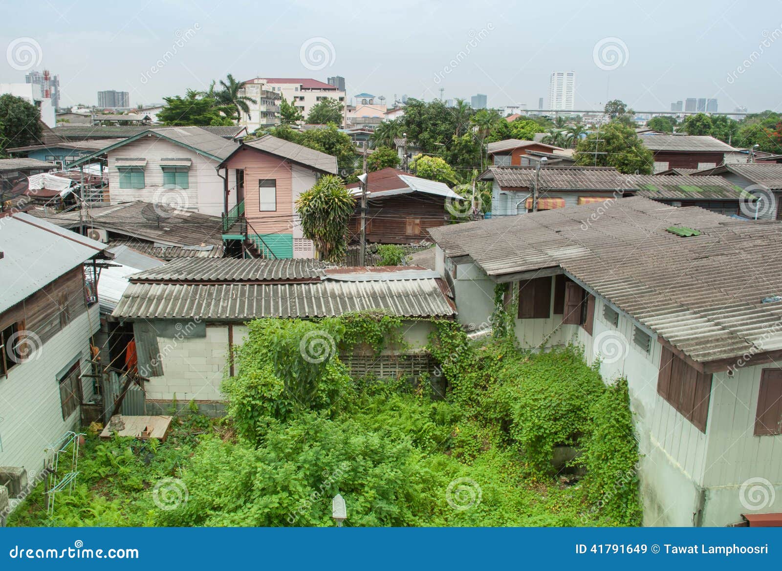 Slum stock image. Image of neighborhoods, life, shacks - 41791649