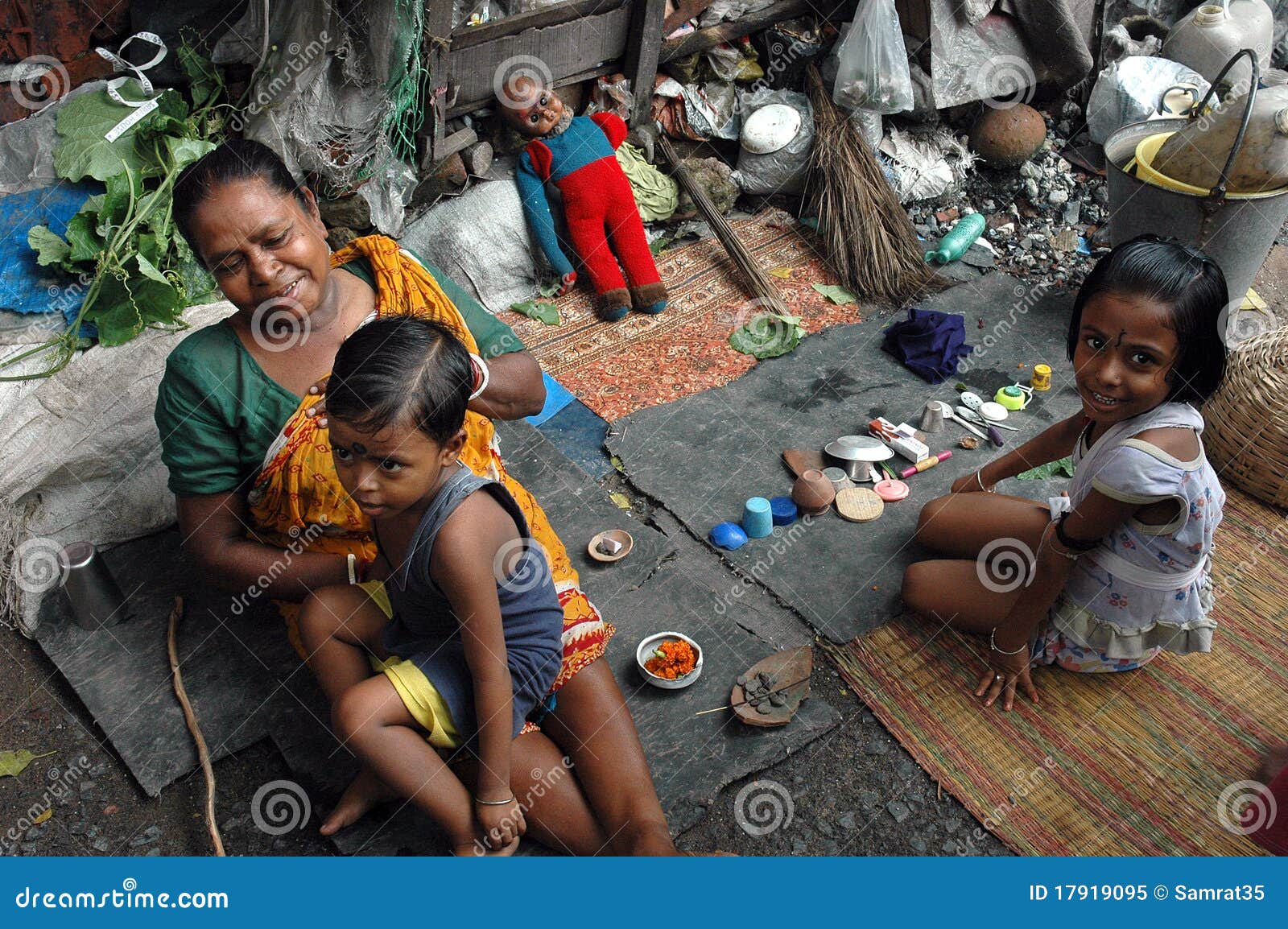 Slum Dwellers Of Kolkata-India Editorial Photo | CartoonDealer.com ...