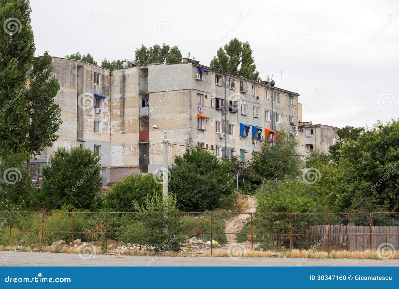 Slum flats stock photo. Image of environment, cement - 30347160