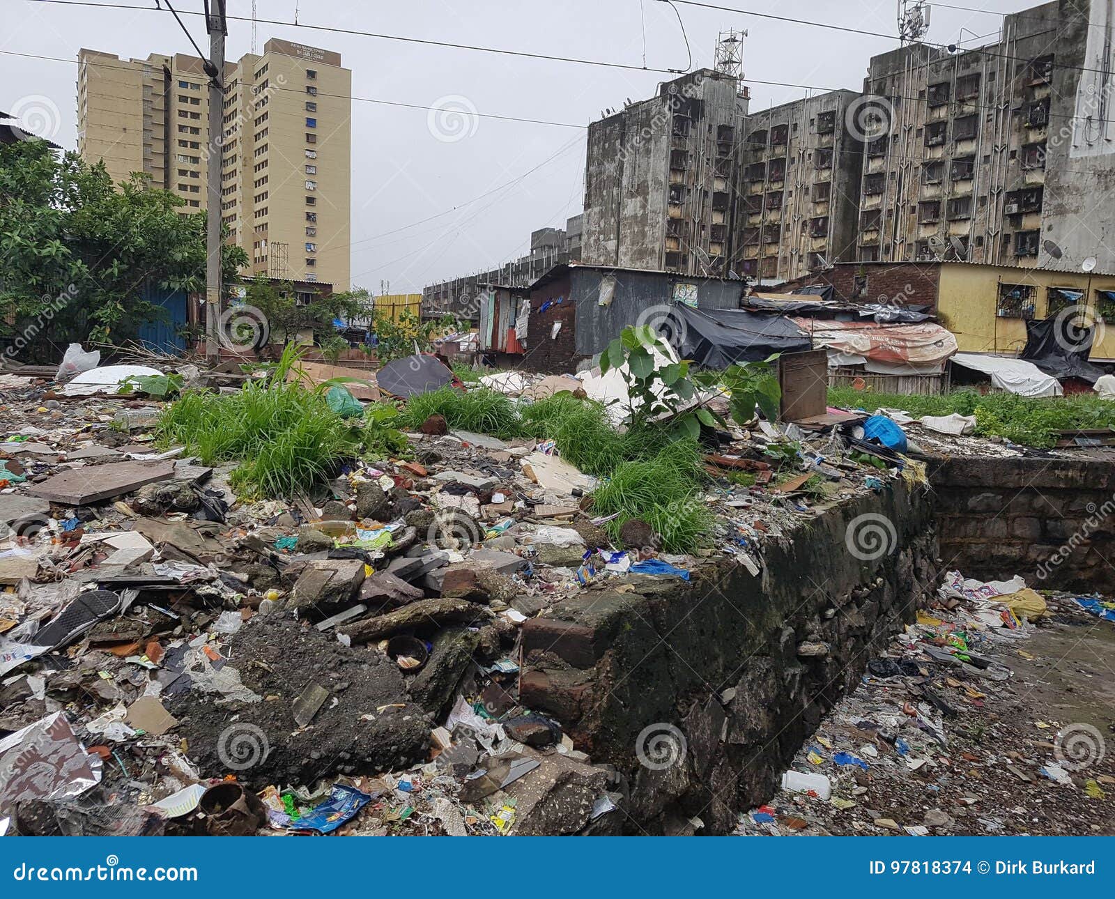 Slum stock photo. Image of slum, poor, dirt, slumdog - 97818374