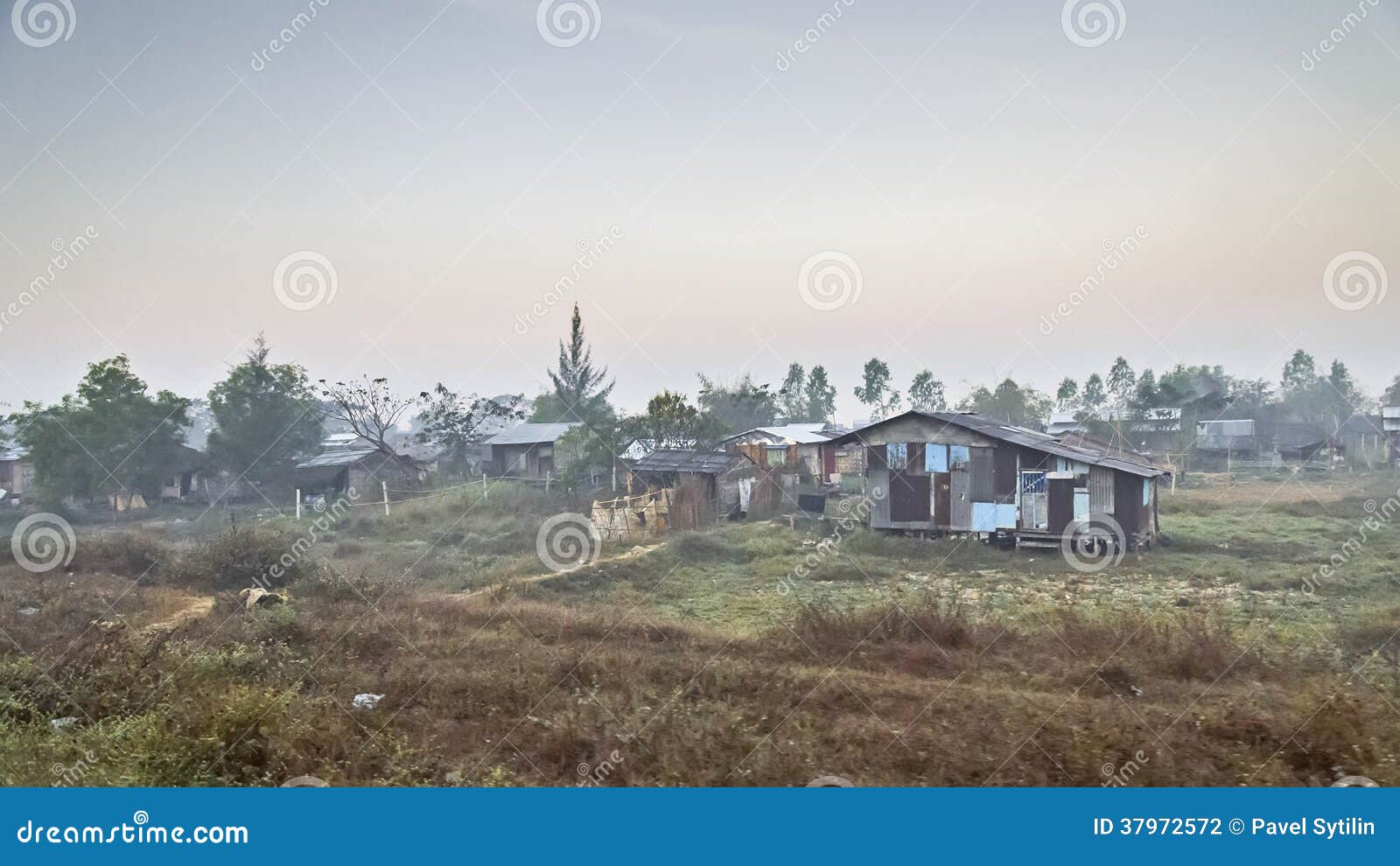 Slum Myanmar stock photo. Image of beggarliness, condition - 37972572
