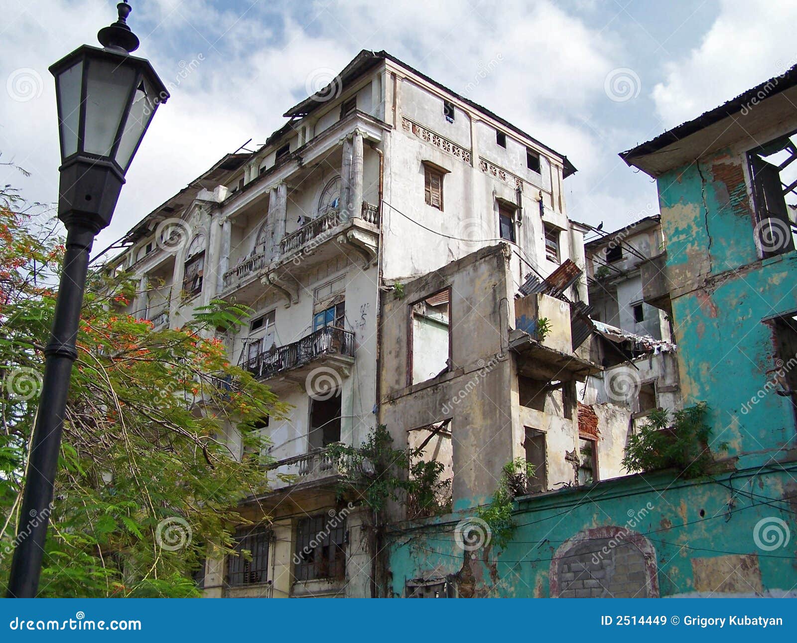 Slum in Panama-city stock image. Image of economical, pollution - 2514449