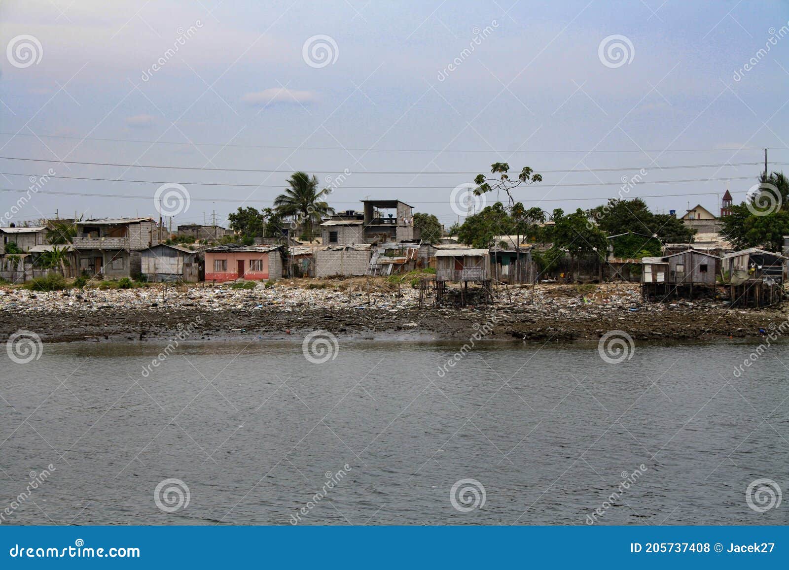 Slum - Panama stock photo. Image of province, issues - 205737408