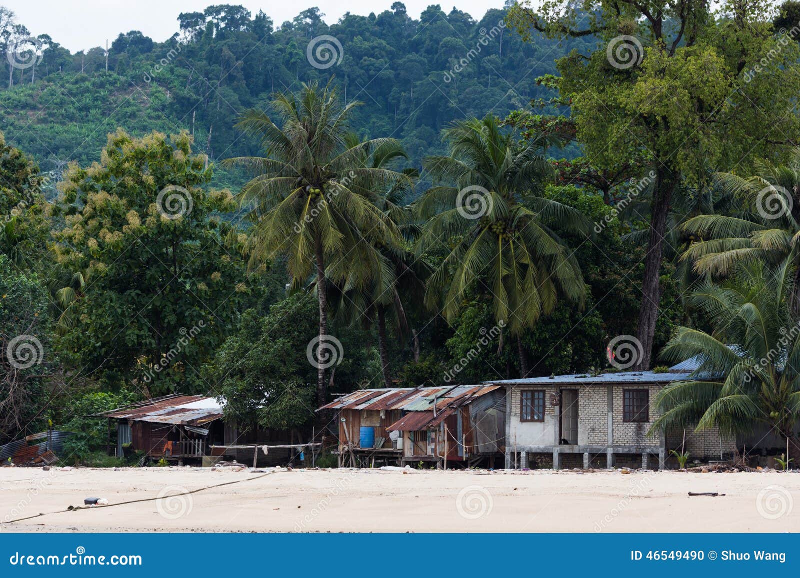 Coastal Slums Of Tawau Stock Photography | CartoonDealer.com #9563006
