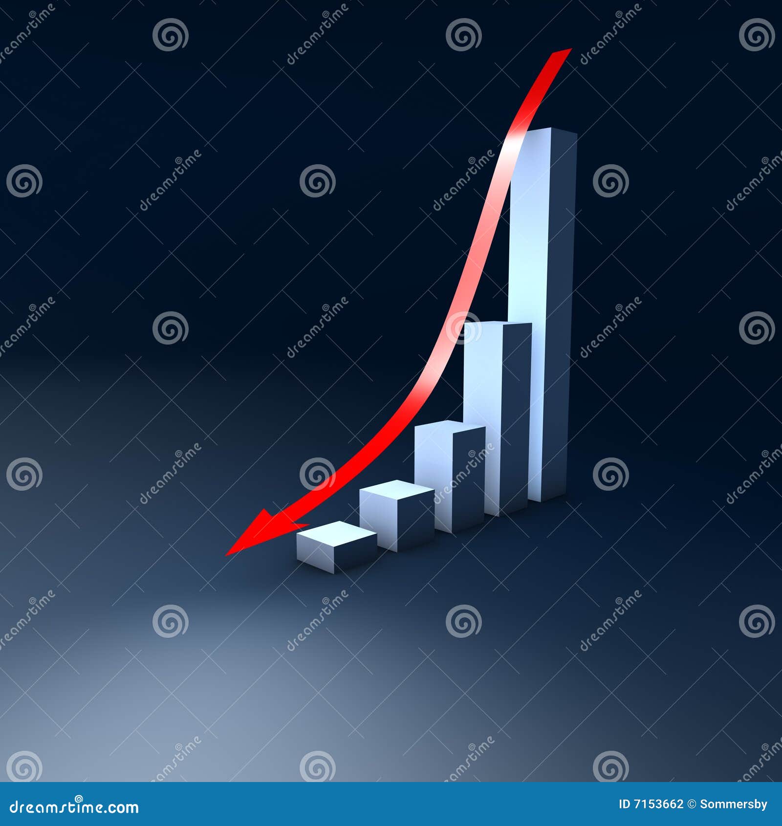 Slump stock illustration. Illustration of graph, rate - 7153662