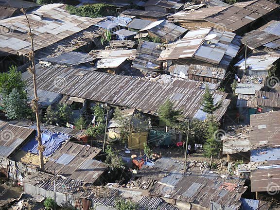 Slums stock image. Image of africa, addis, poor, poverty - 840503