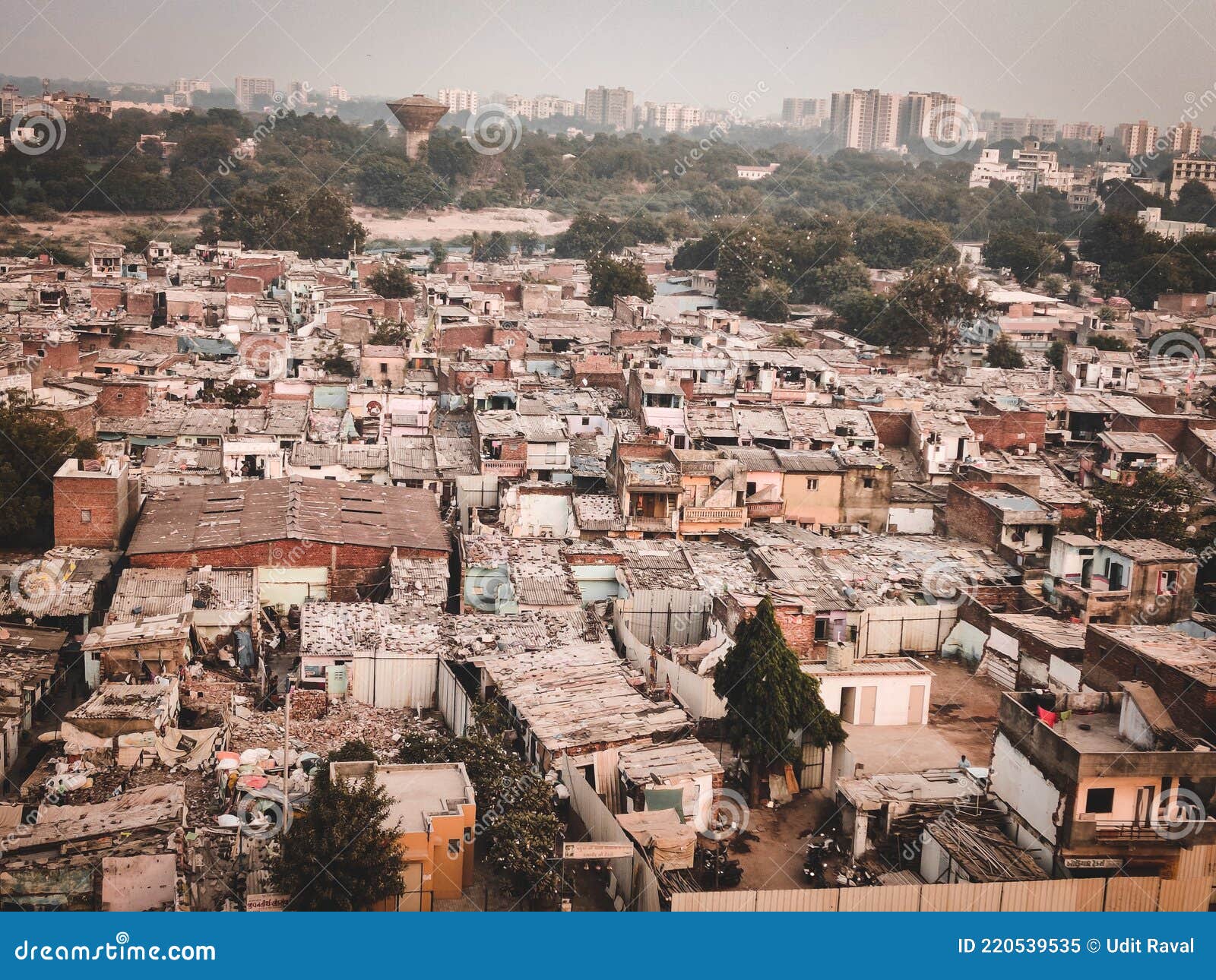 Slums of India stock image. Image of slums, india, poverty - 220539535