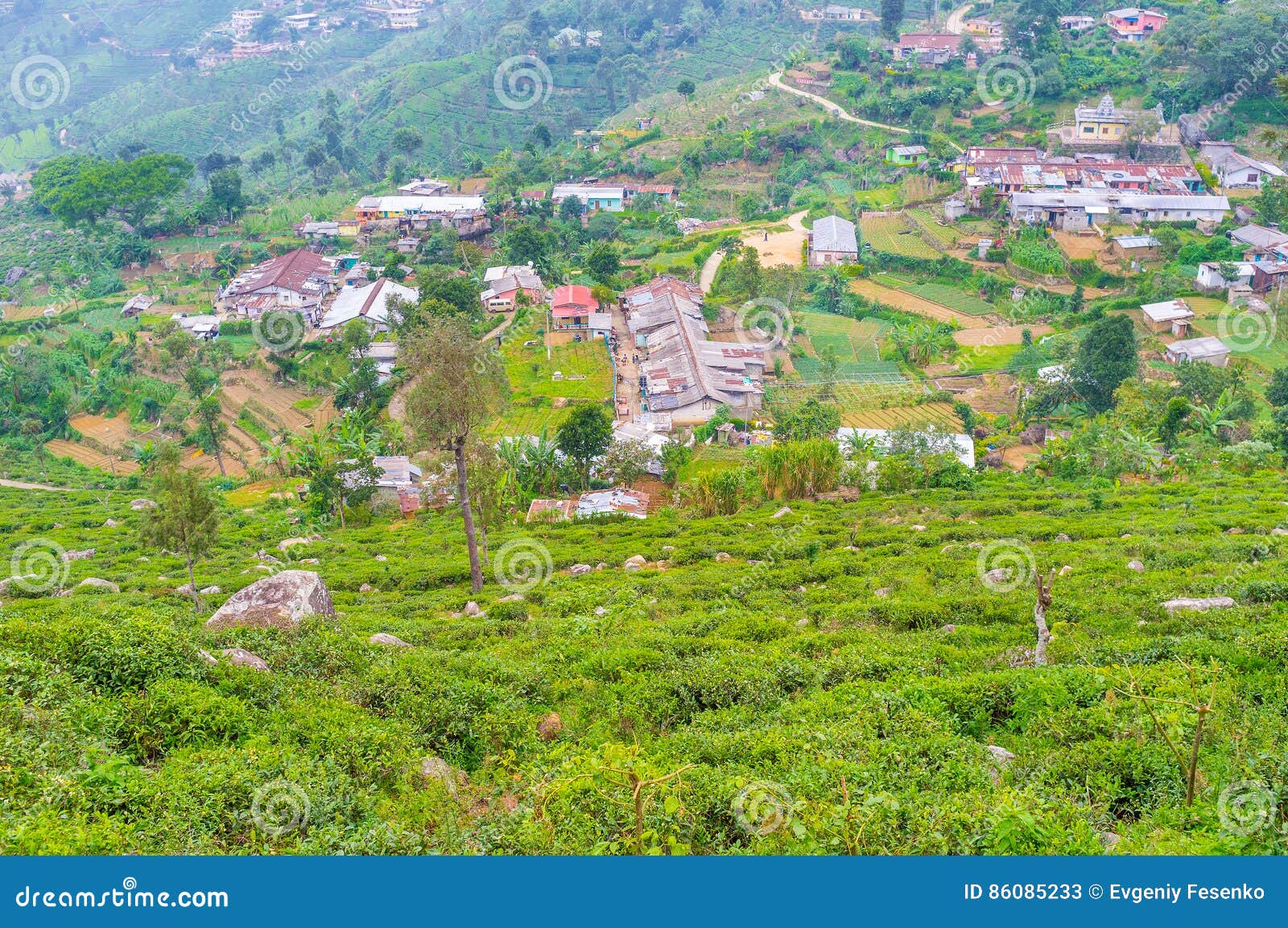 Slums On The Slope Of Hill San Cristobal On The Northern Side Of The ...