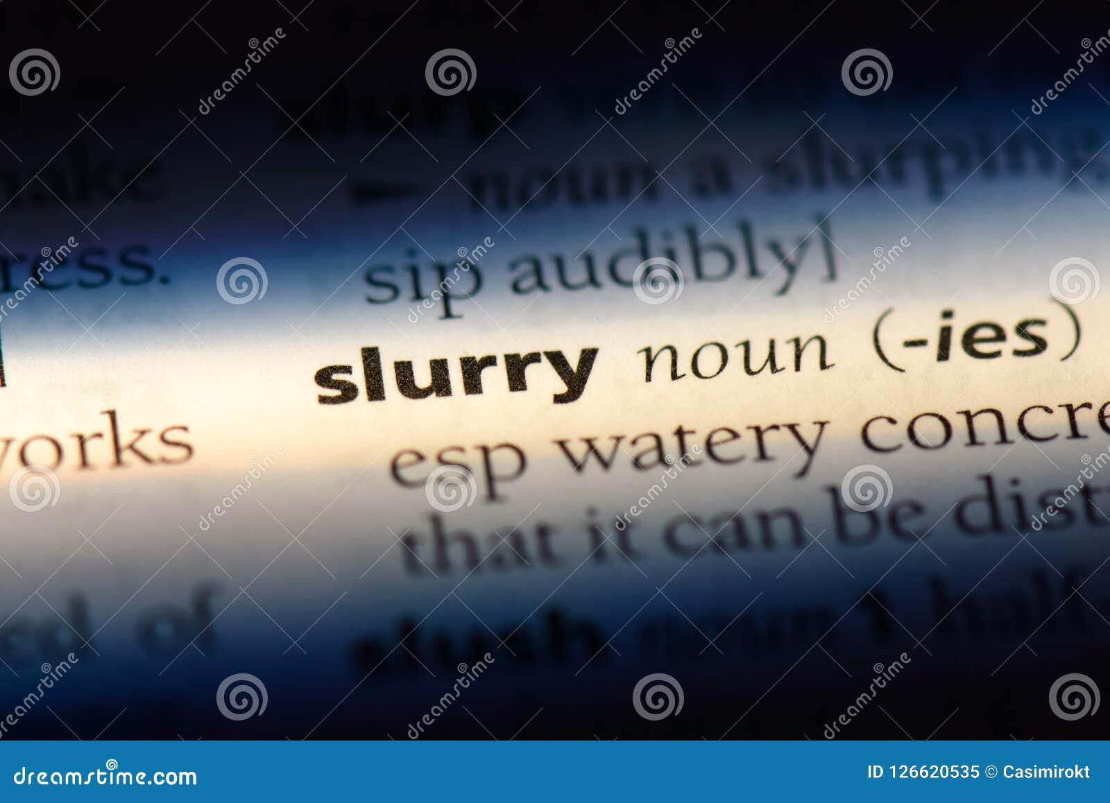 Slurry stock image. Image of paper, concept, slurry - 126620535