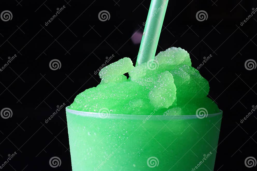 Slushy stock photo. Image of delicious, days, green, slushy - 5210634