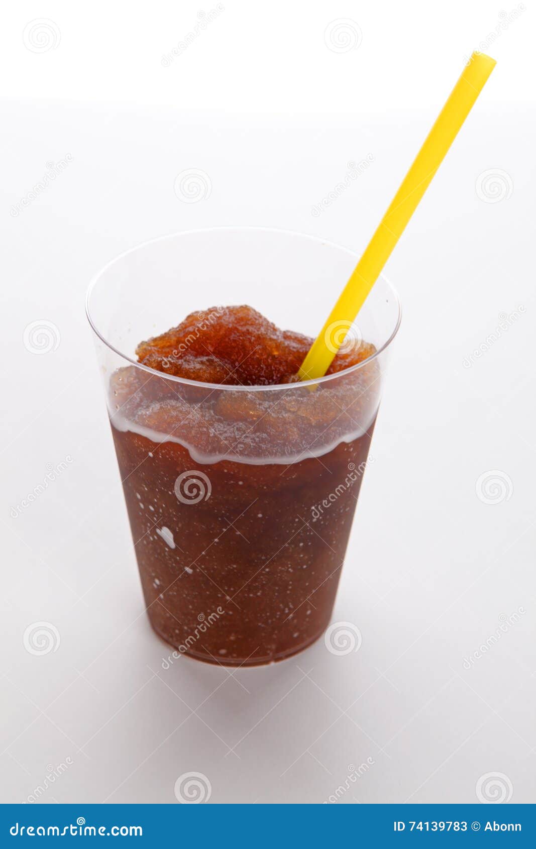 Slushy stock image. Image of cola, cool, brown, water - 74139783