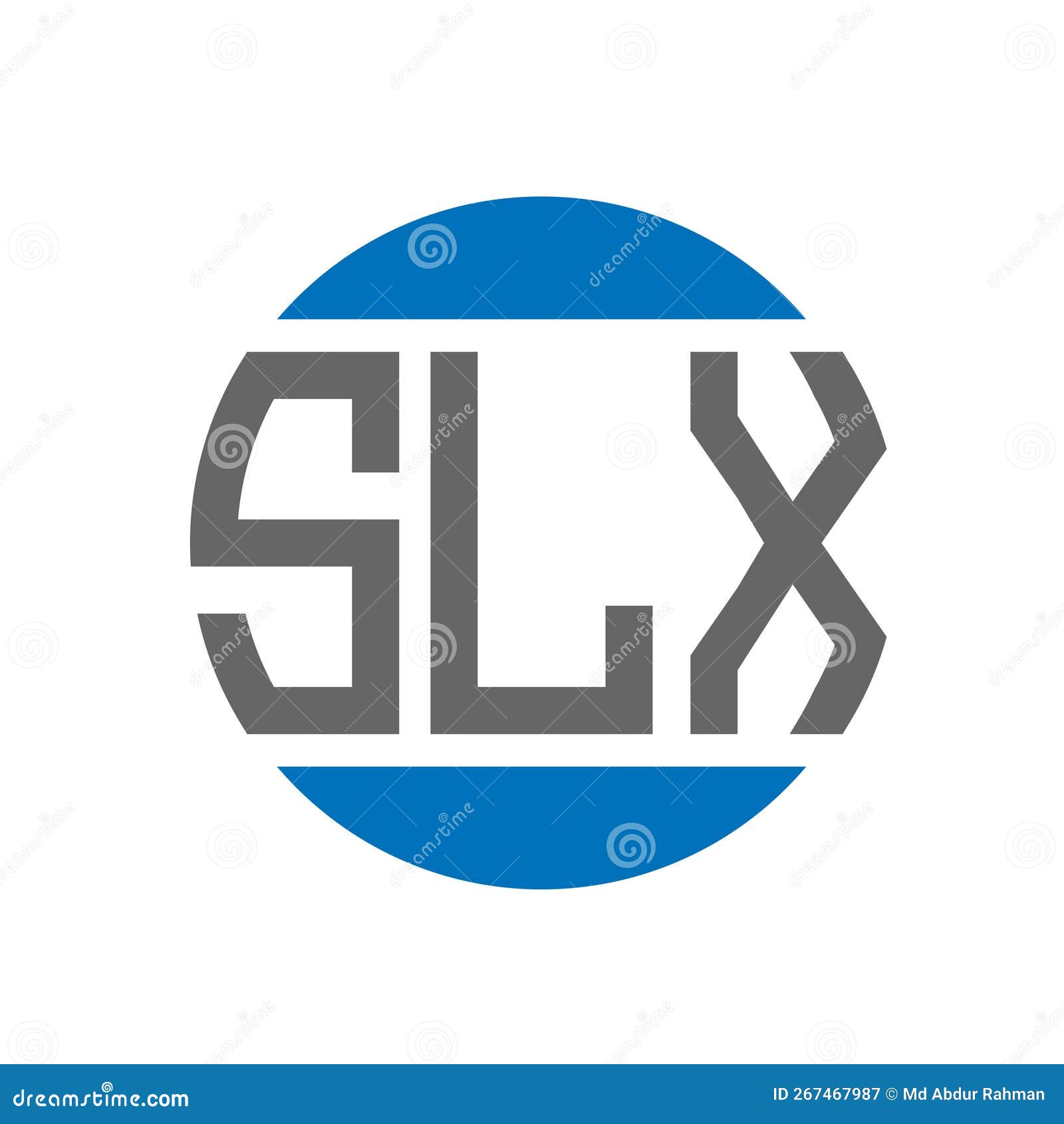 SLX Letter Logo Design on White Background. SLX Creative Initials ...