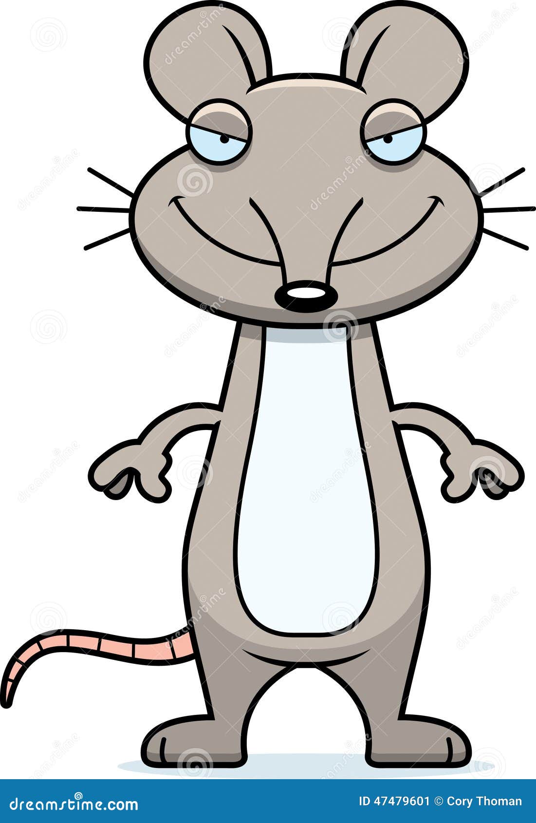 Sly Cartoon Mouse stock vector. Illustration of rodent - 47479601