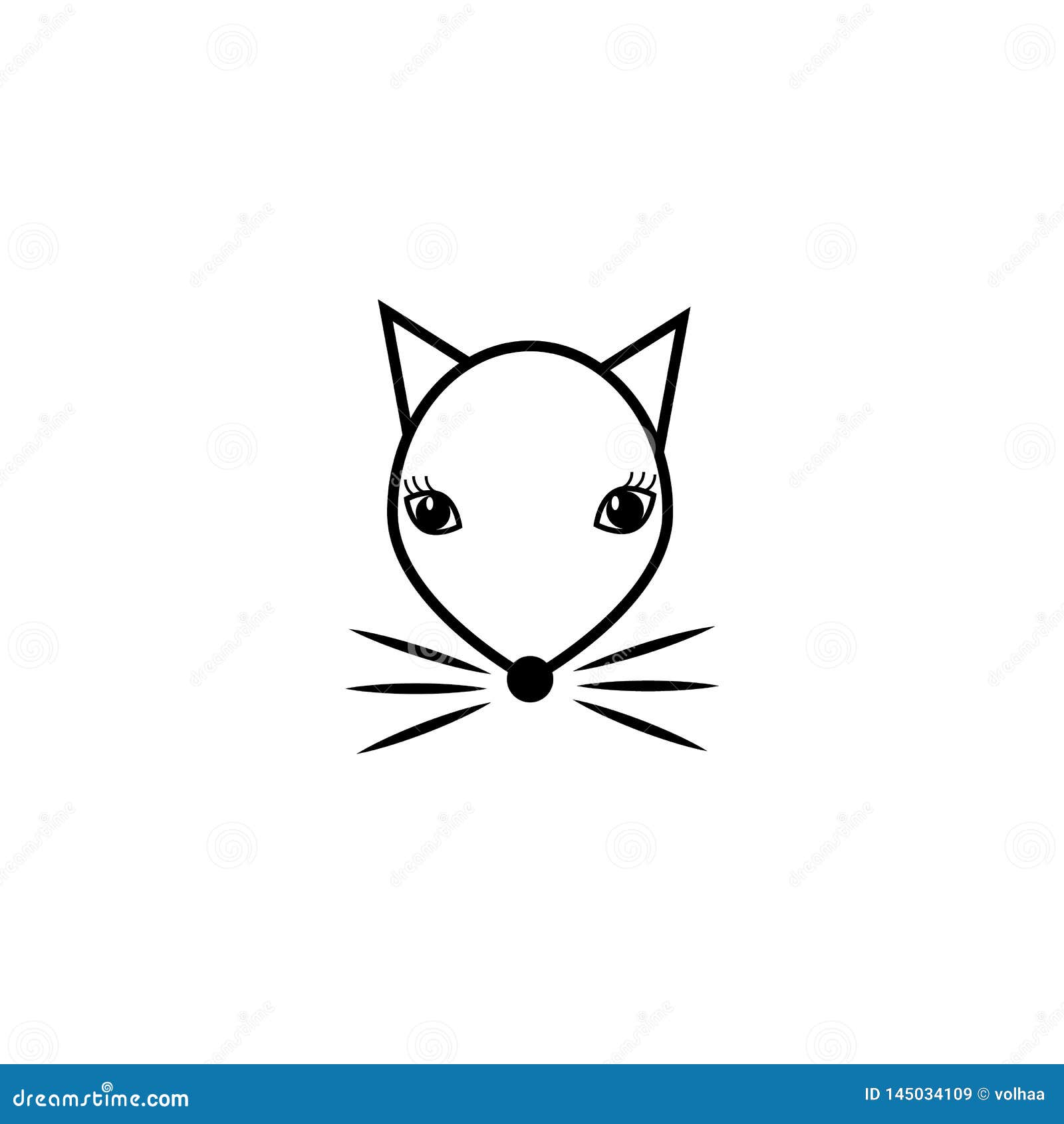 Sly fox vector icon stock vector. Illustration of vector - 145034109
