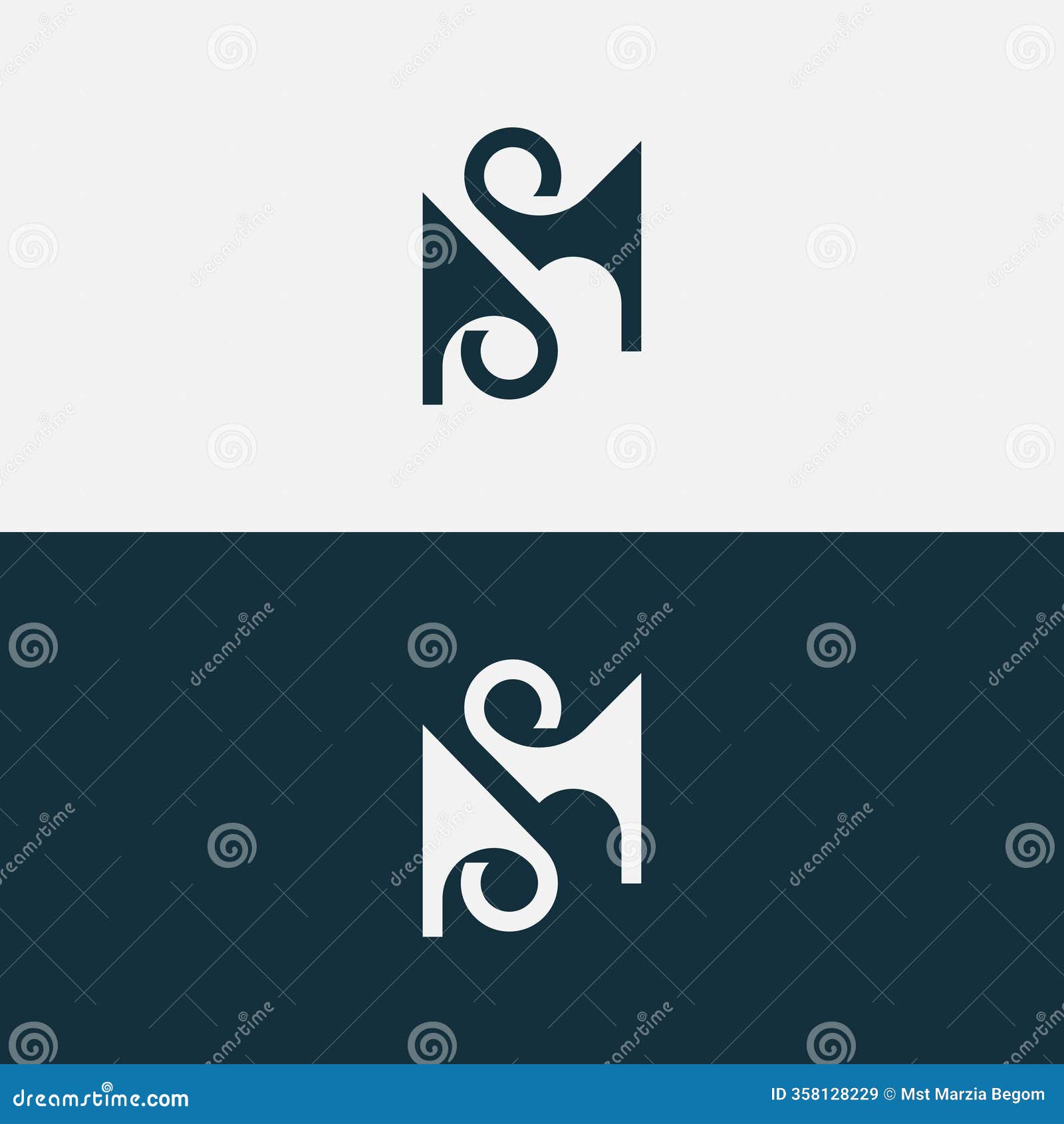 SM Or MS Alphabet Letters Logo Monogram. SM And MS Letter Initial Logo ...