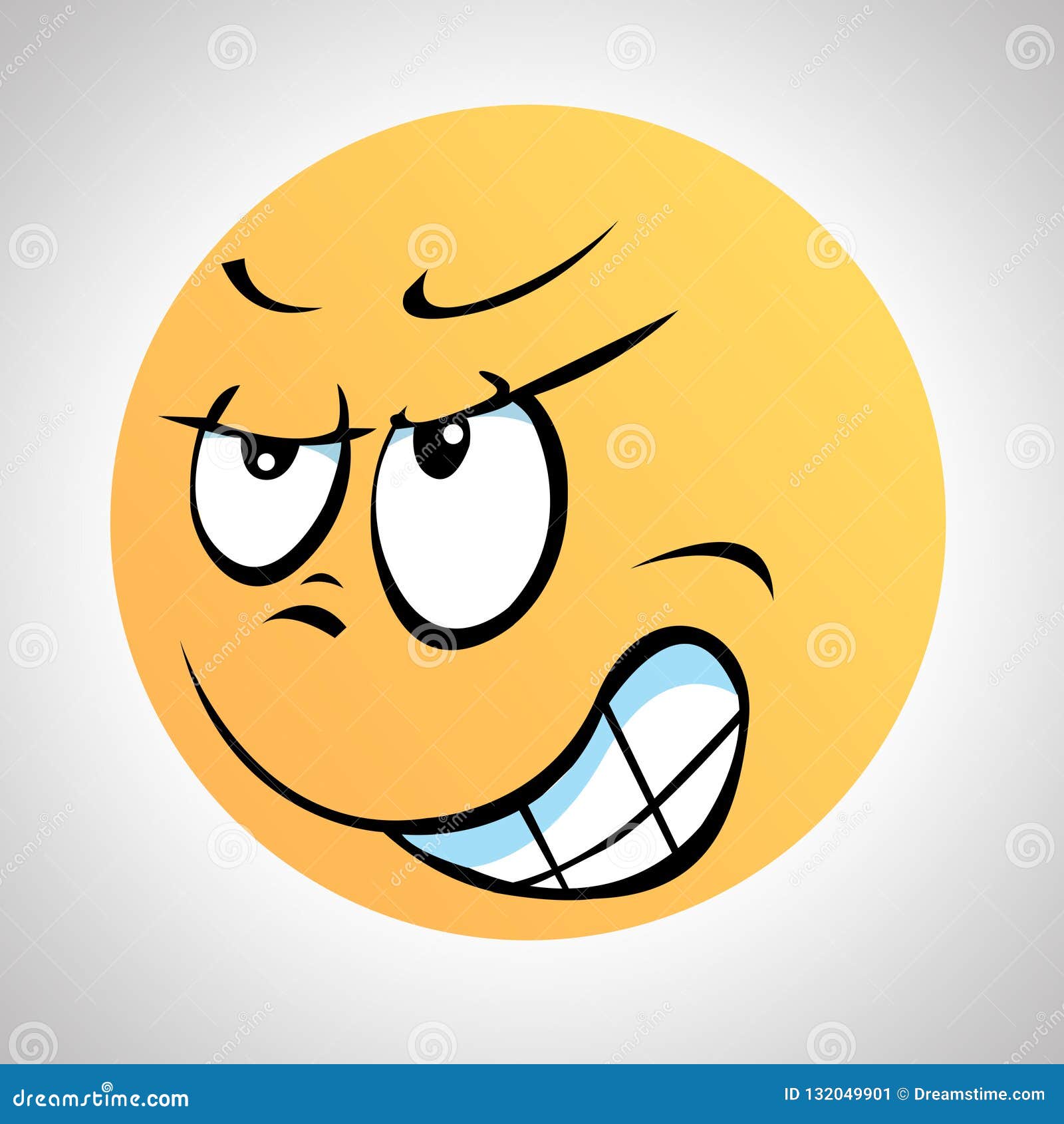 A Smailey Type Smailey Face Stock Illustration - Illustration of face ...