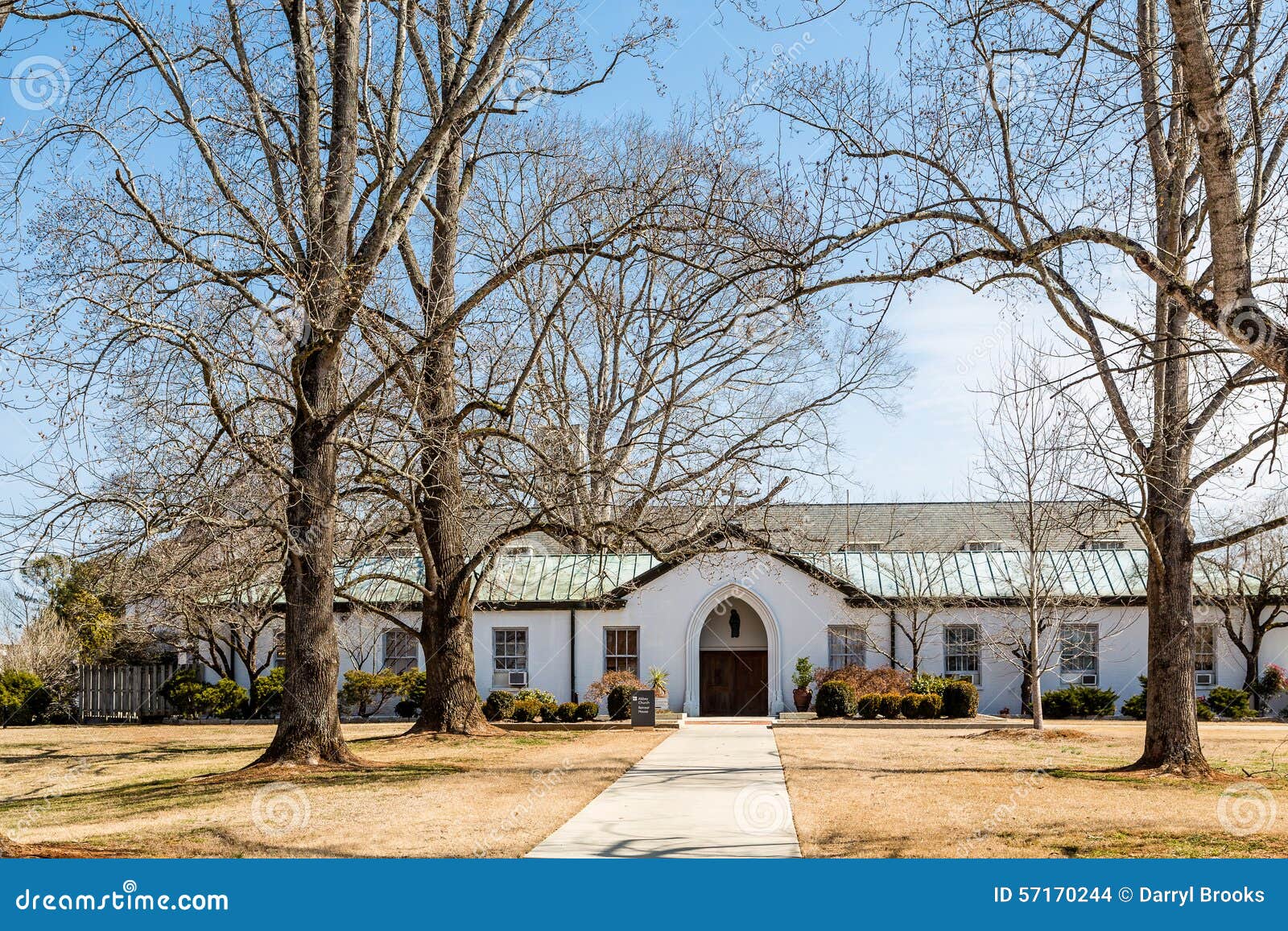 Small Abbey at a Large Catholic Monastery Stock Photo - Image of chapel ...