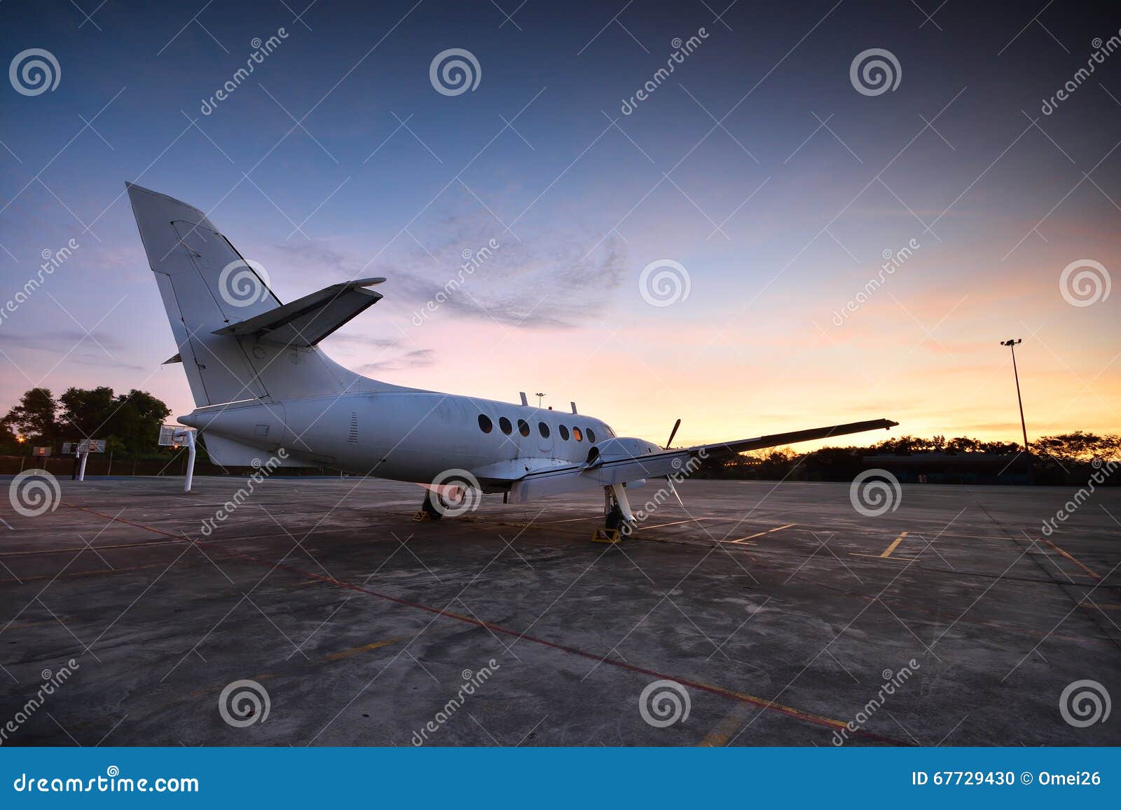 Small Aeroplane Infront of Aircraft Hangar Stock Photo - Image of ...
