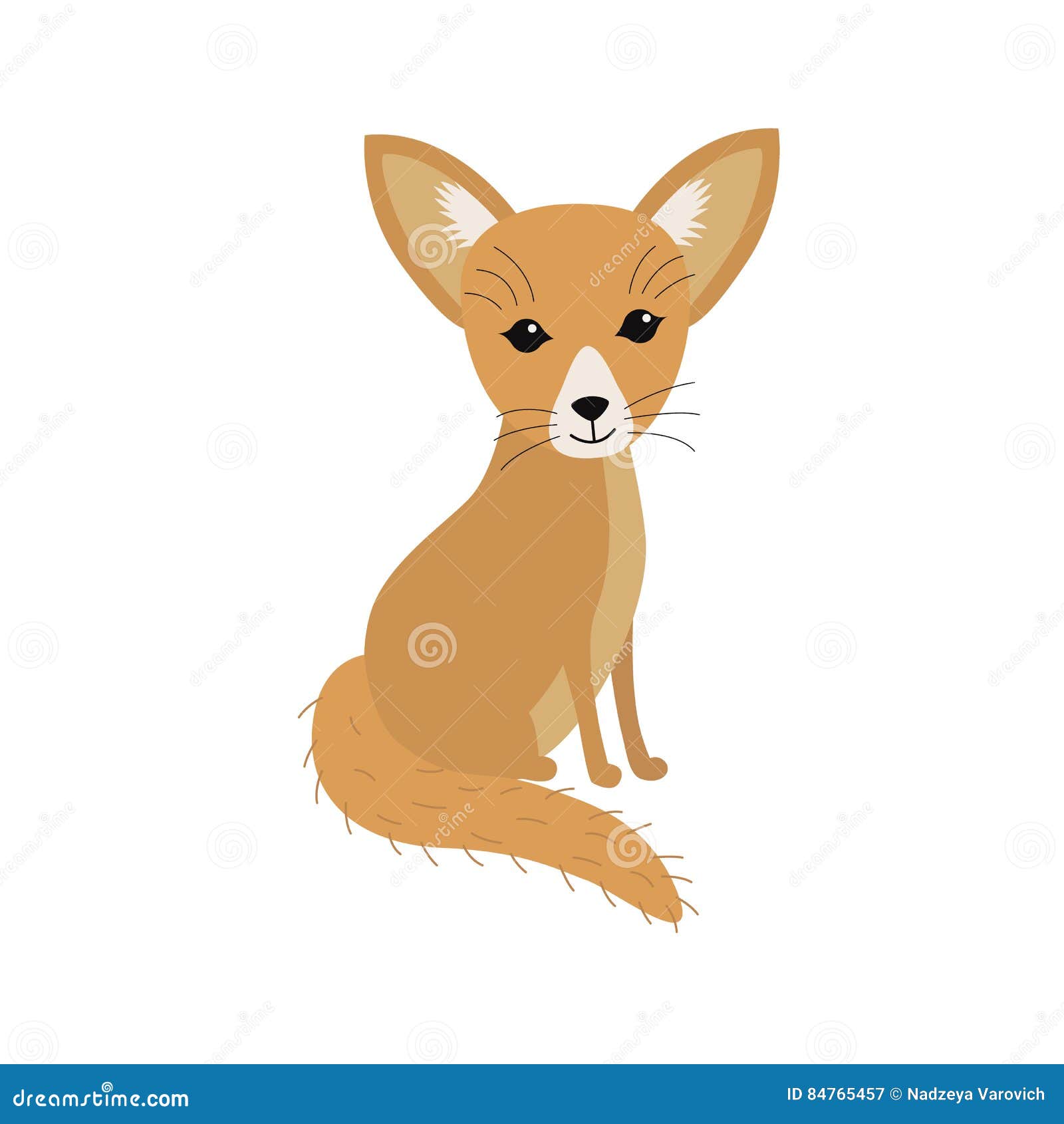 Fennec Fox Illustration, Drawing, Engraving, Ink, Line Art, Vector ...