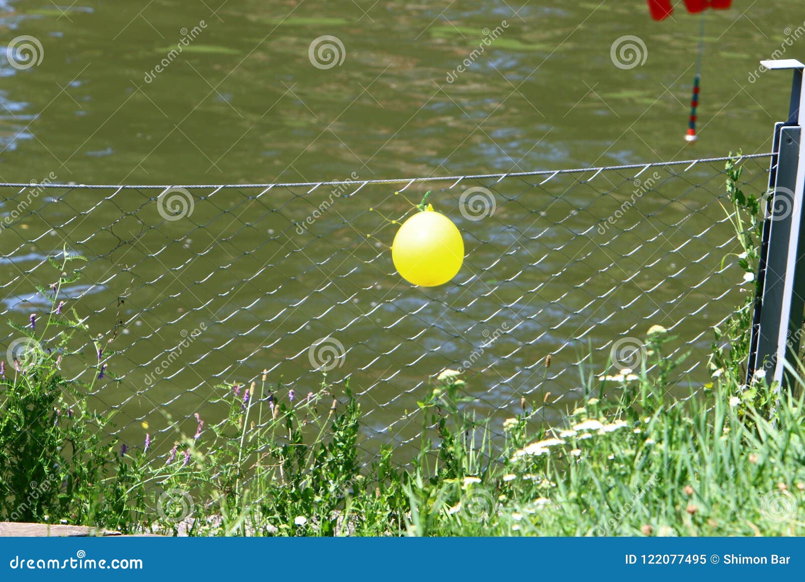 Small air balloon stock image. Image of hanging, hangs - 122077495