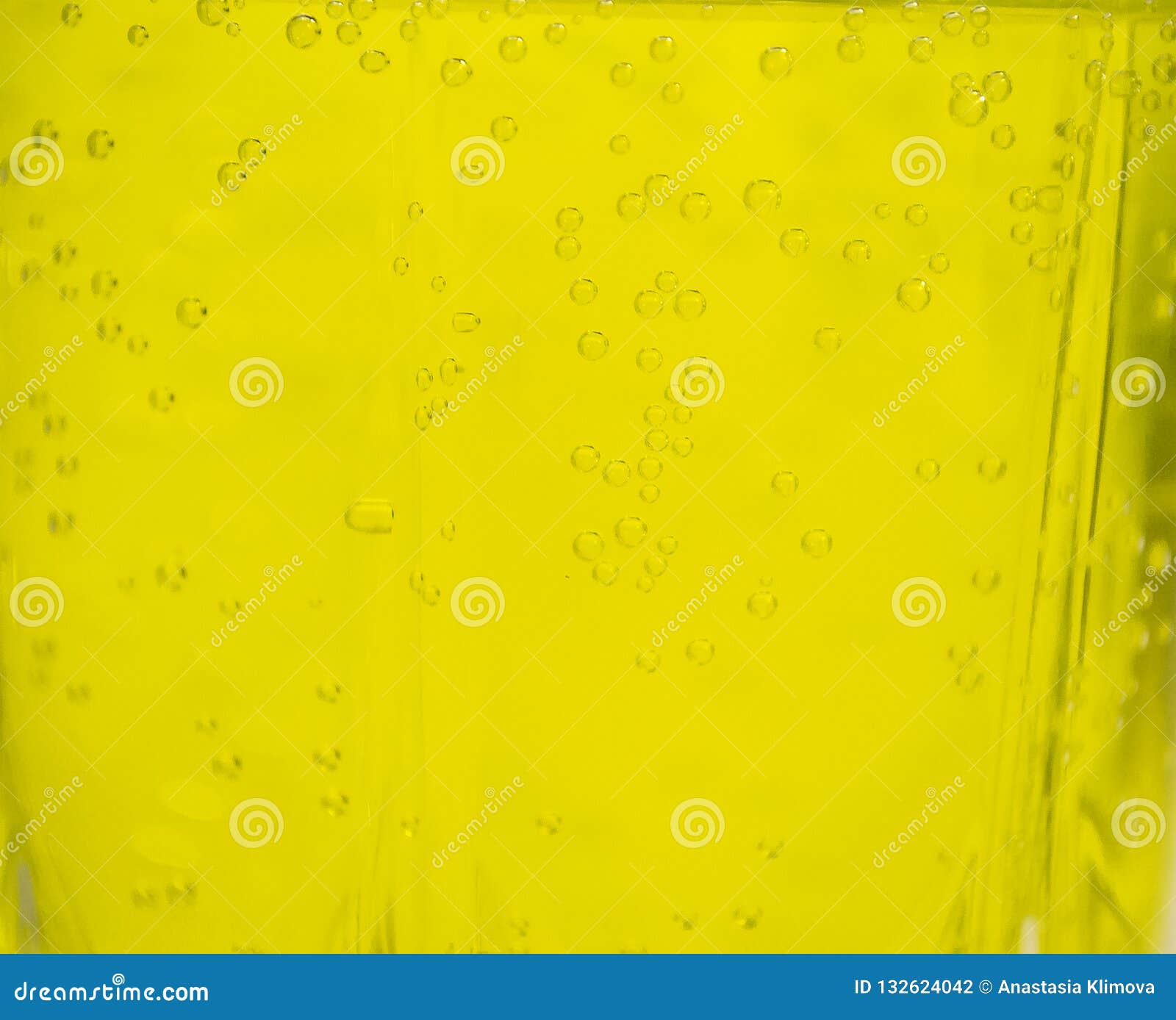 Small Air Bubbles in the Liquid Stock Photo - Image of liquid, golden ...