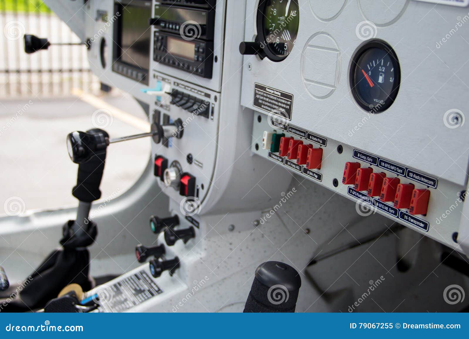 Small aircraft cockpit stock image. Image of remos, look - 79067255
