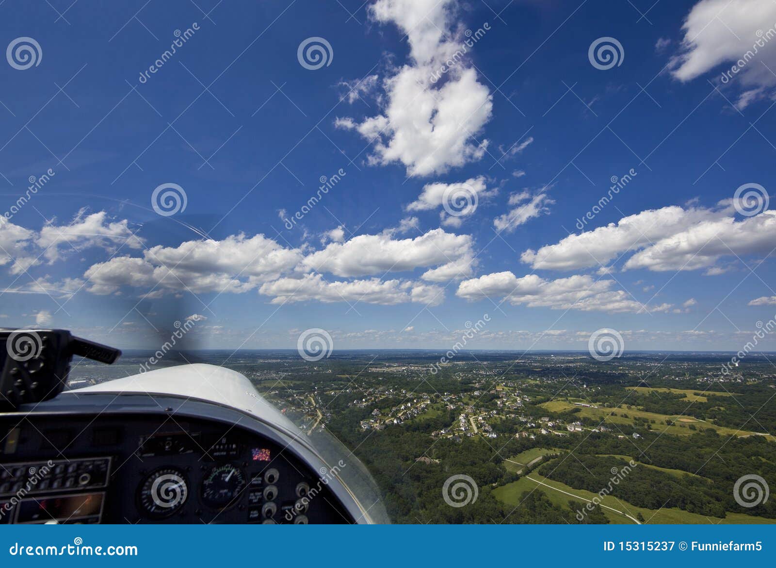 Small Aircraft Taking Off from Runway Stock Image - Image of flight ...