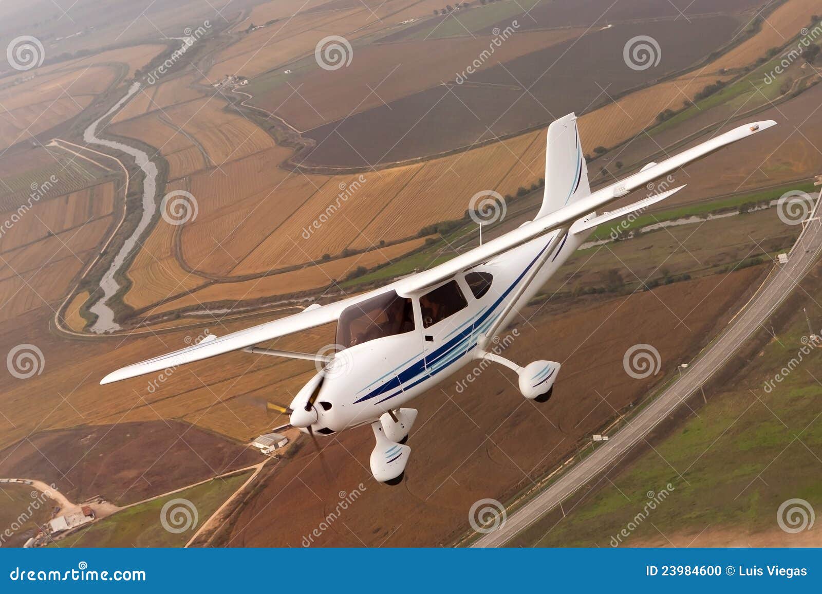 Small airplane stock photo. Image of ligth, airfiled - 23984600