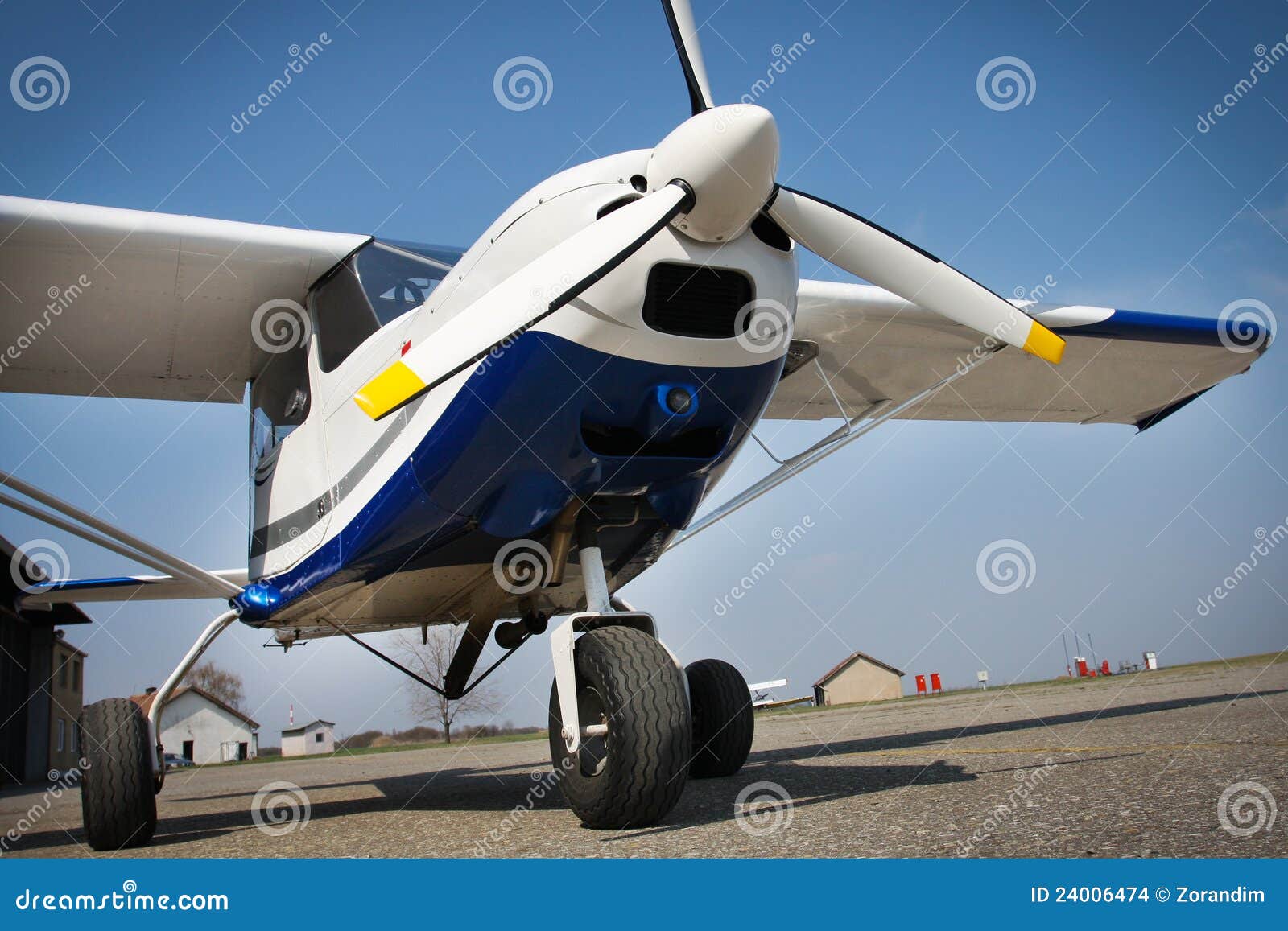 Small airplane stock photo. Image of asphalt, industry - 24006474